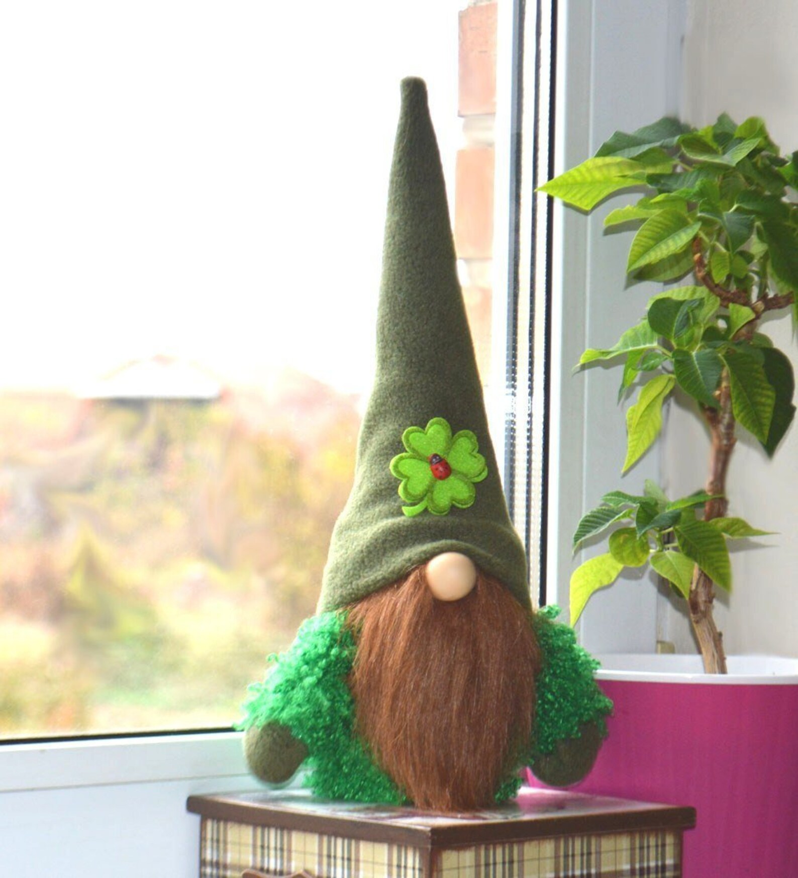 Lucky Gnome St Patrick's Day Patrick Gnome Irish Style - Etsy