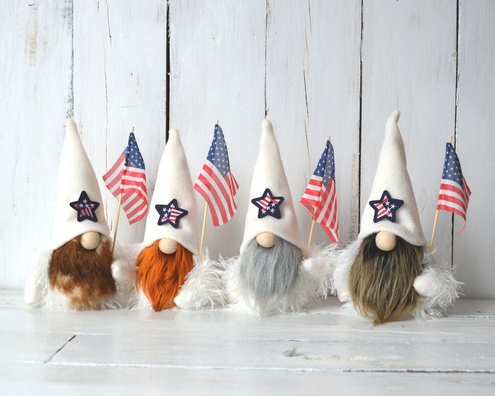 American Patriotic Gnomes Independence Day 4th of July - Etsy
