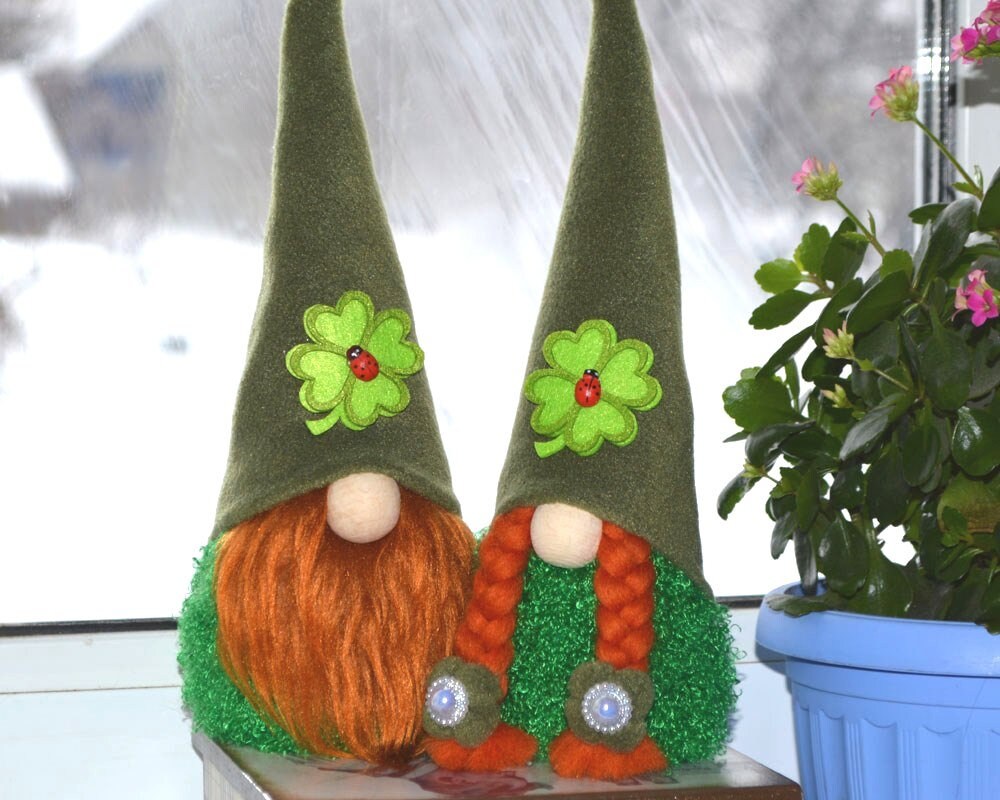 Patrick Gnome Good Luck 9.5 Gnome Leprechaun Gnomes - Etsy