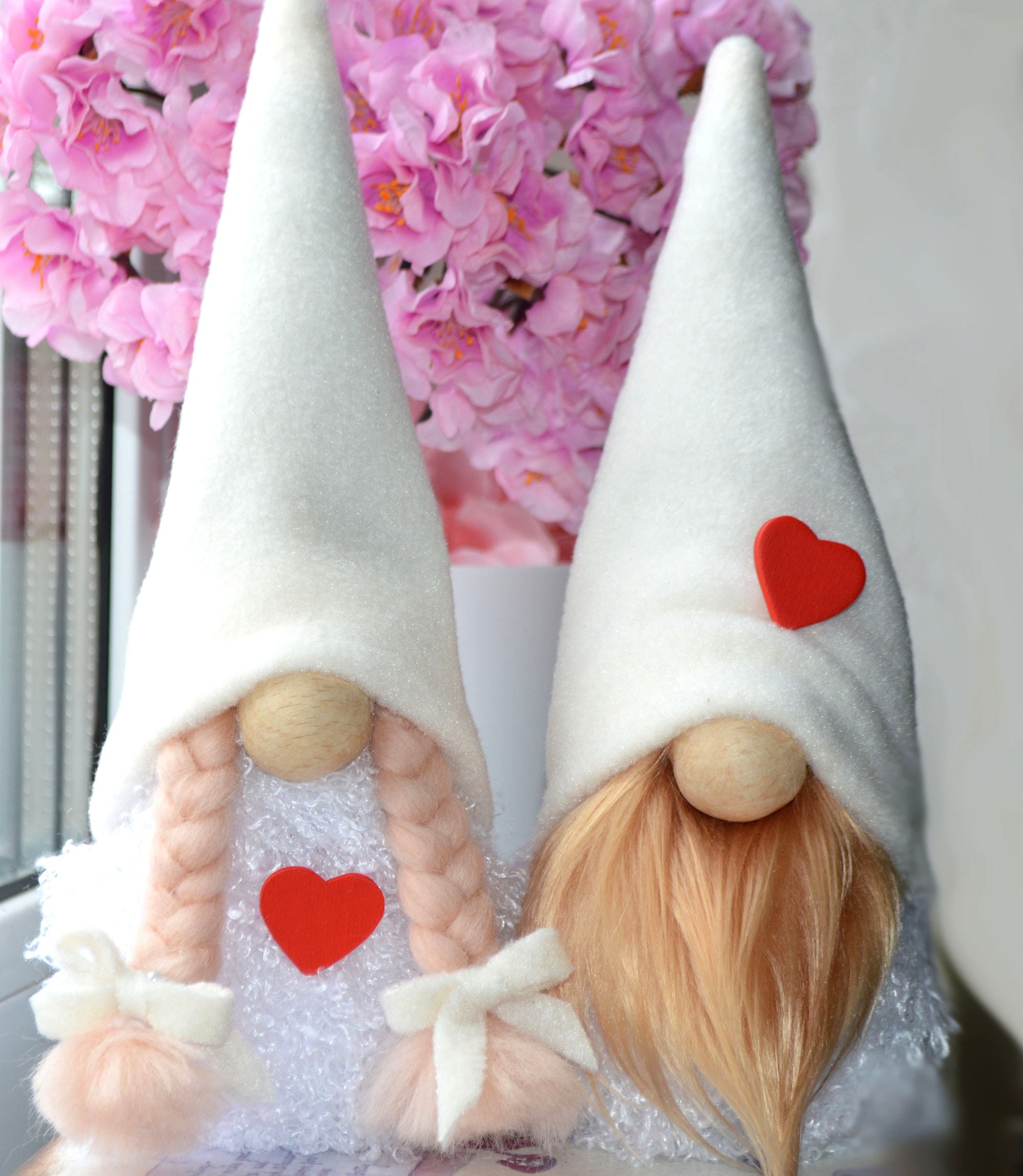 Scandinavian Gnomes love Valentine gnomes Valentine's | Etsy