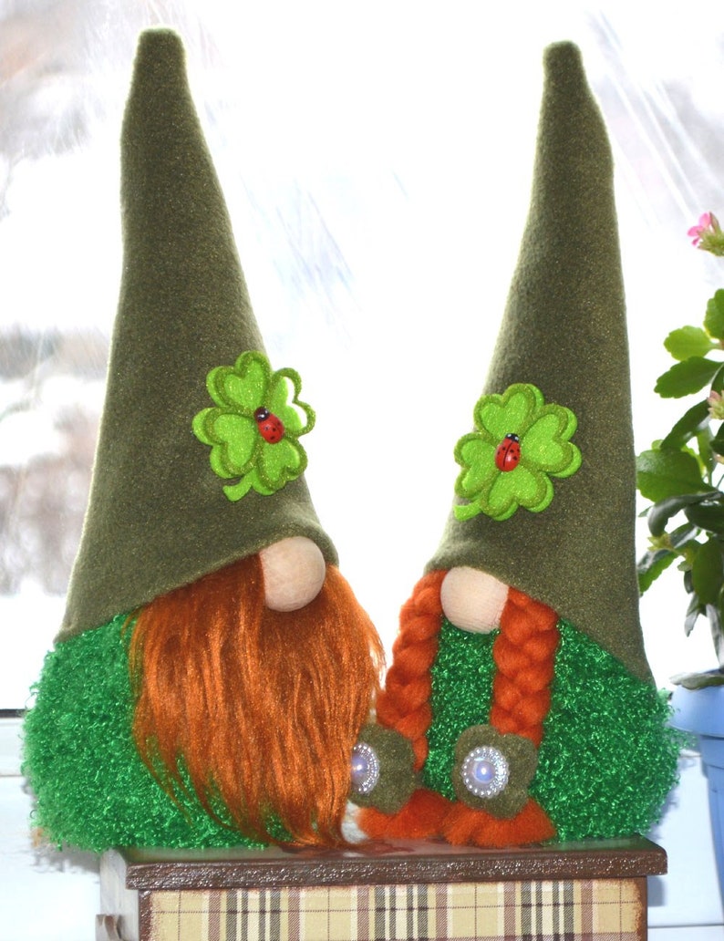 Patrick Gnome Good Luck 9.5 Gnome Leprechaun Gnomes - Etsy