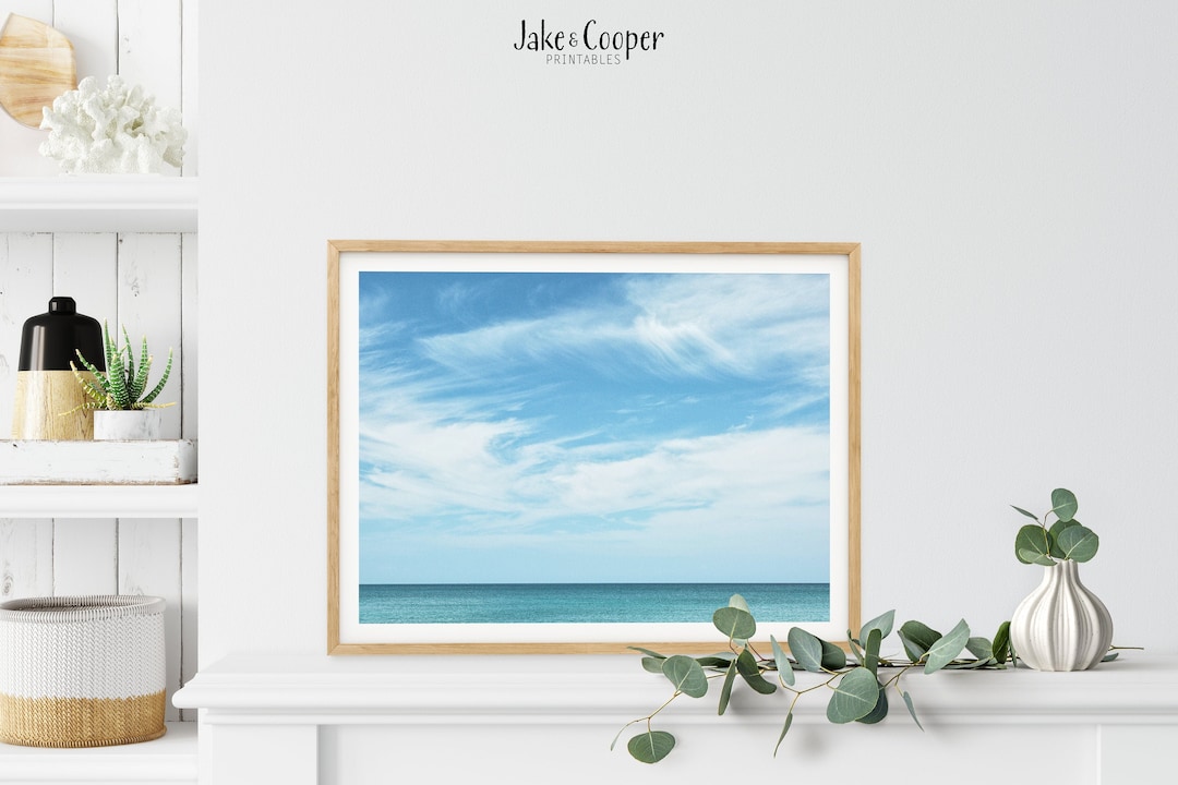 Ocean Printable, Beach Printable, Instant Download, Beach House Wall ...