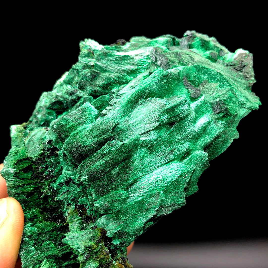 Feather Malachite，natural Green Malachite Crystal Minerals Specimens # ...