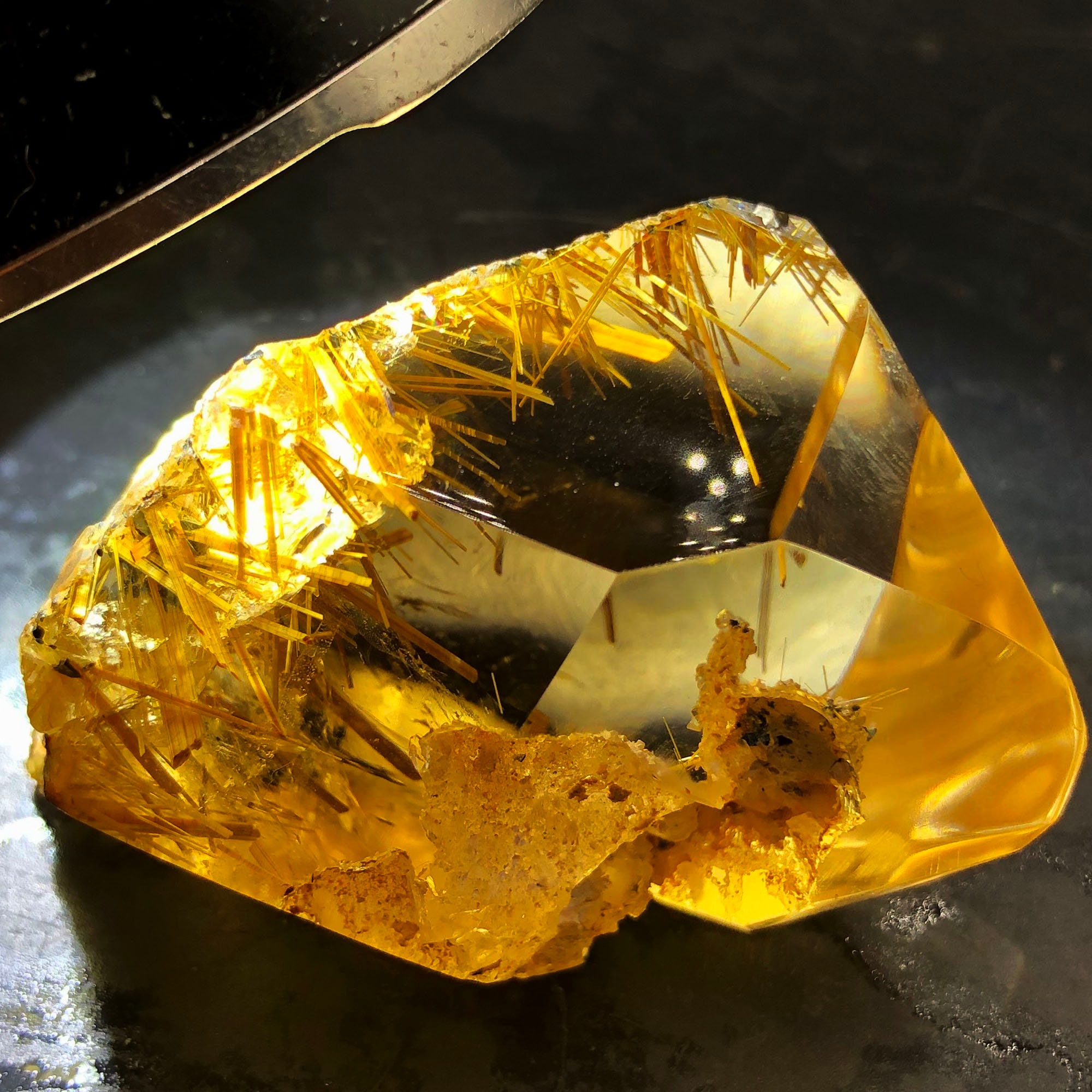 Crystalhigh Quality Natural Clear Golden Titanium Crystal - Etsy UK