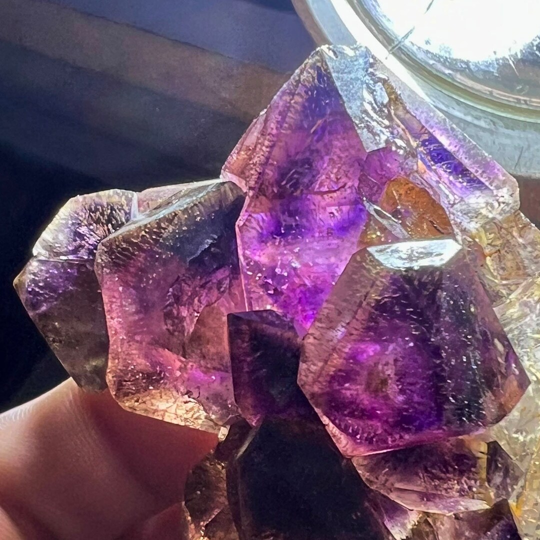 Natural Super Seven Crystal Very Rare Scepter Quartz Healing Amethyst ...