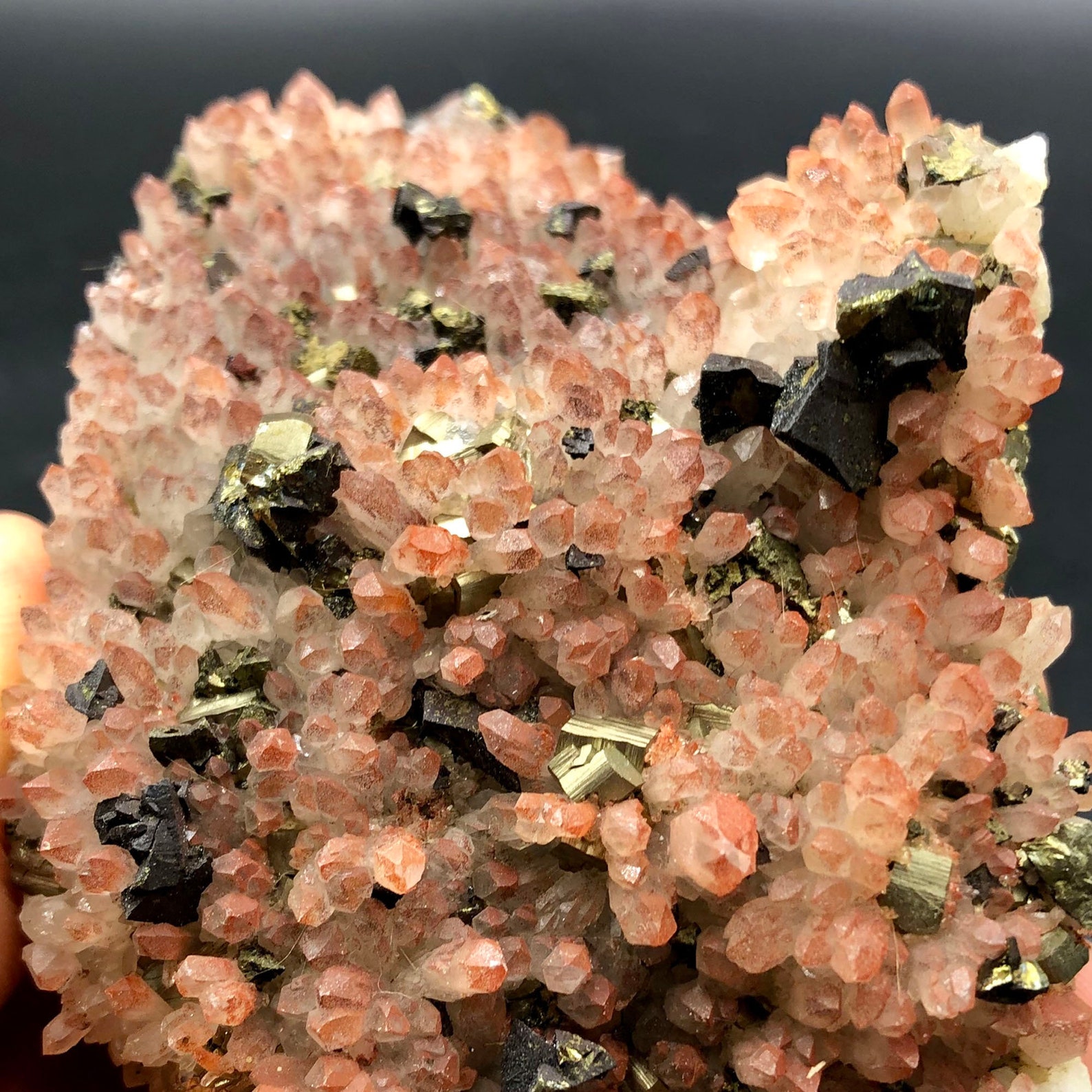 Rare Natural Red Crystal Chalcopyrite Mineral | Etsy