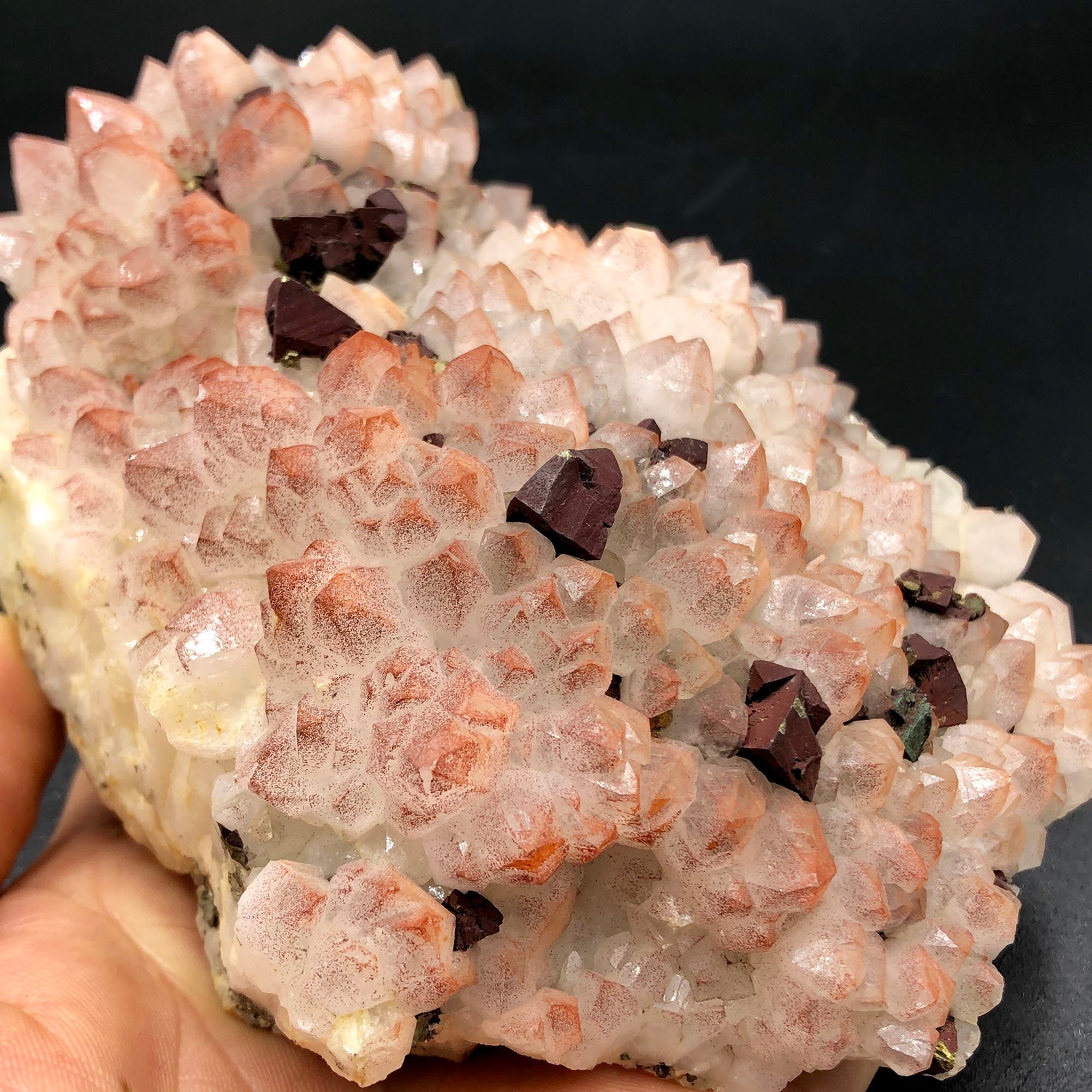 Rare Natural Red Crystal Chalcopyrite Mineral - Etsy