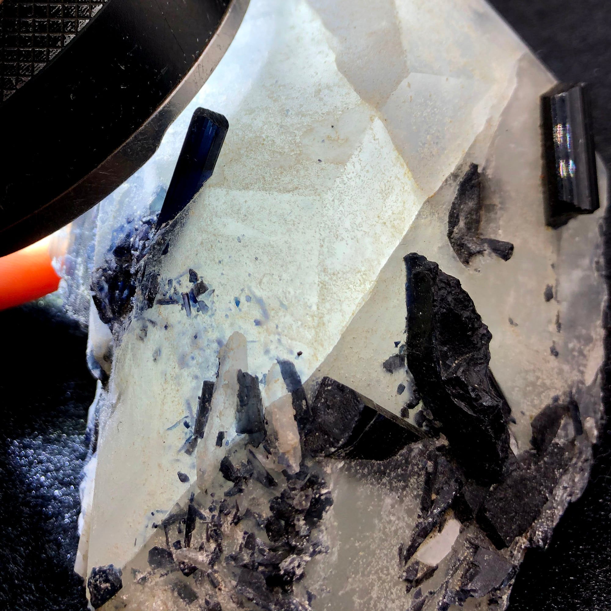 Crystal Natural Blue Crystal Mineral Specimentourmaline Rare - Etsy