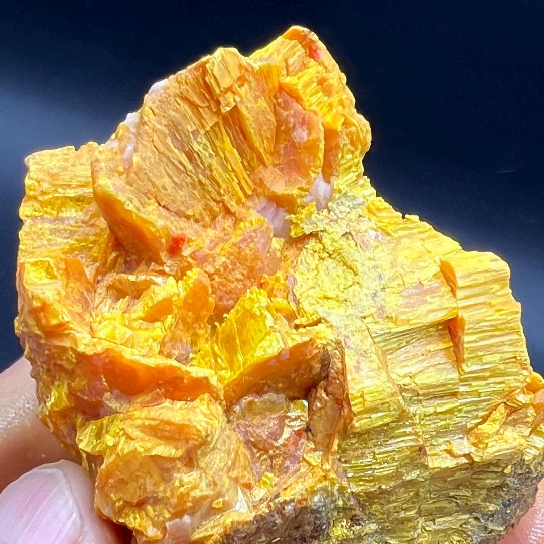 Natural Wonderful Yellow Crystals Minerals Specimens #china A2300 - Etsy