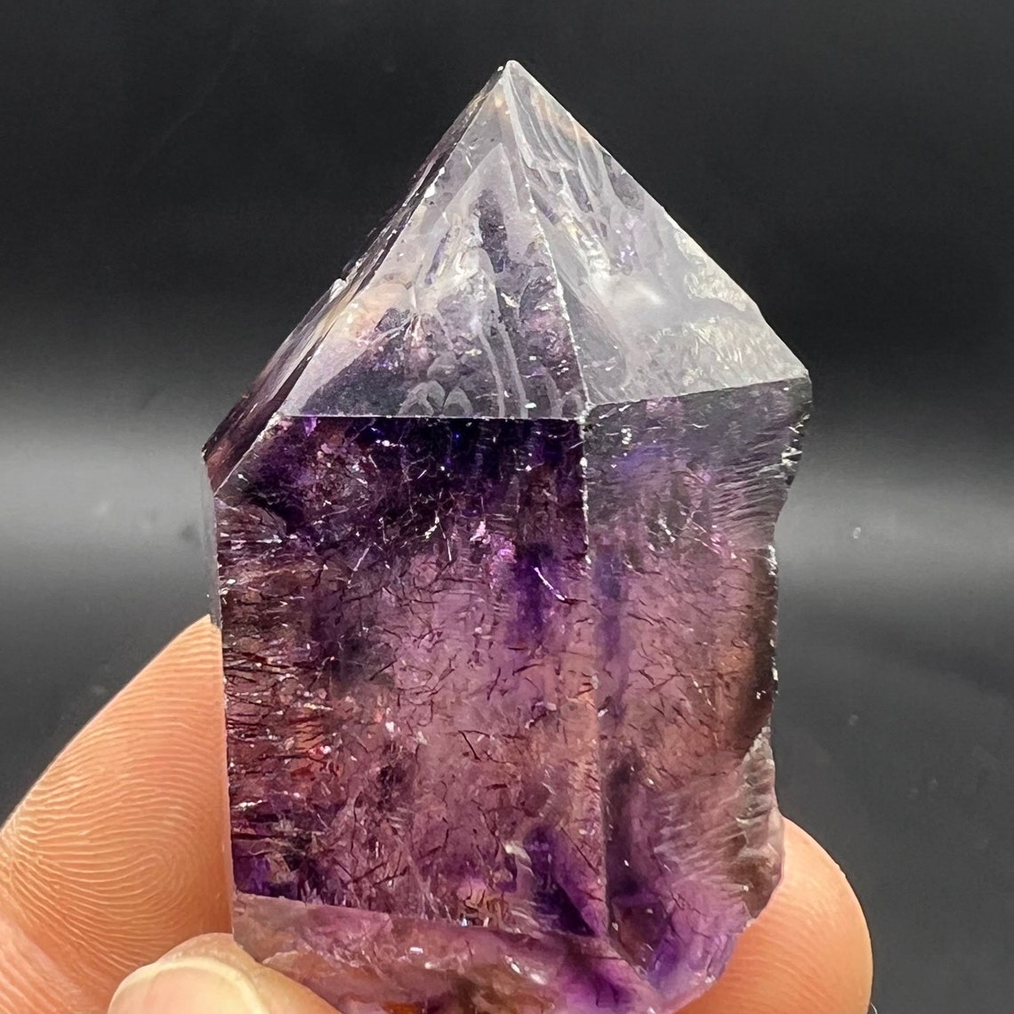 Super Seven Crystal Very Rare Perfectly Formed Scepter Quartz Raw Stone ...