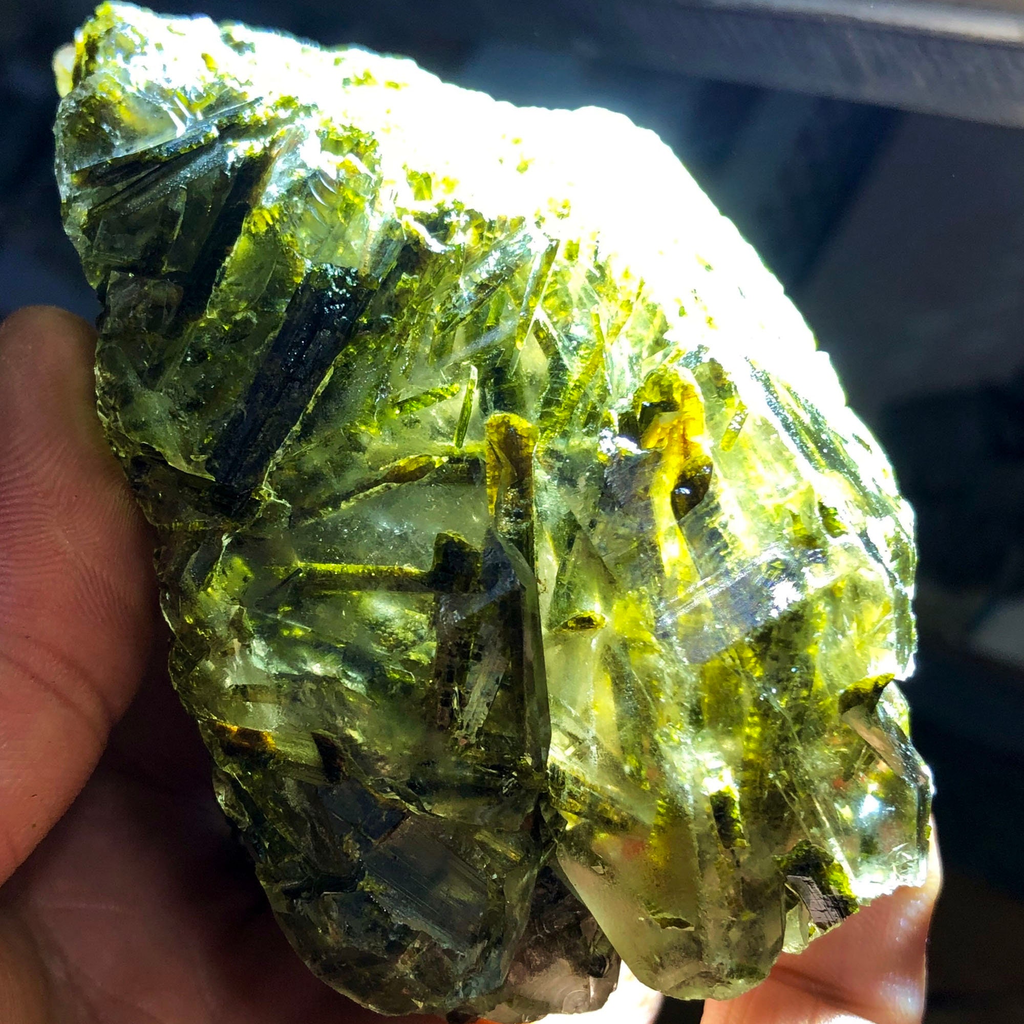 Rare Verdelite /Natural green tourmalineCrystal | Etsy