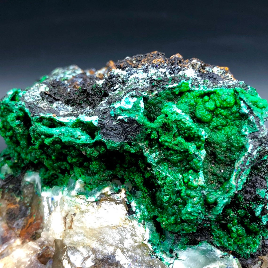 Rare Natural Green cupric arsenite Crystal of arsenite | Etsy