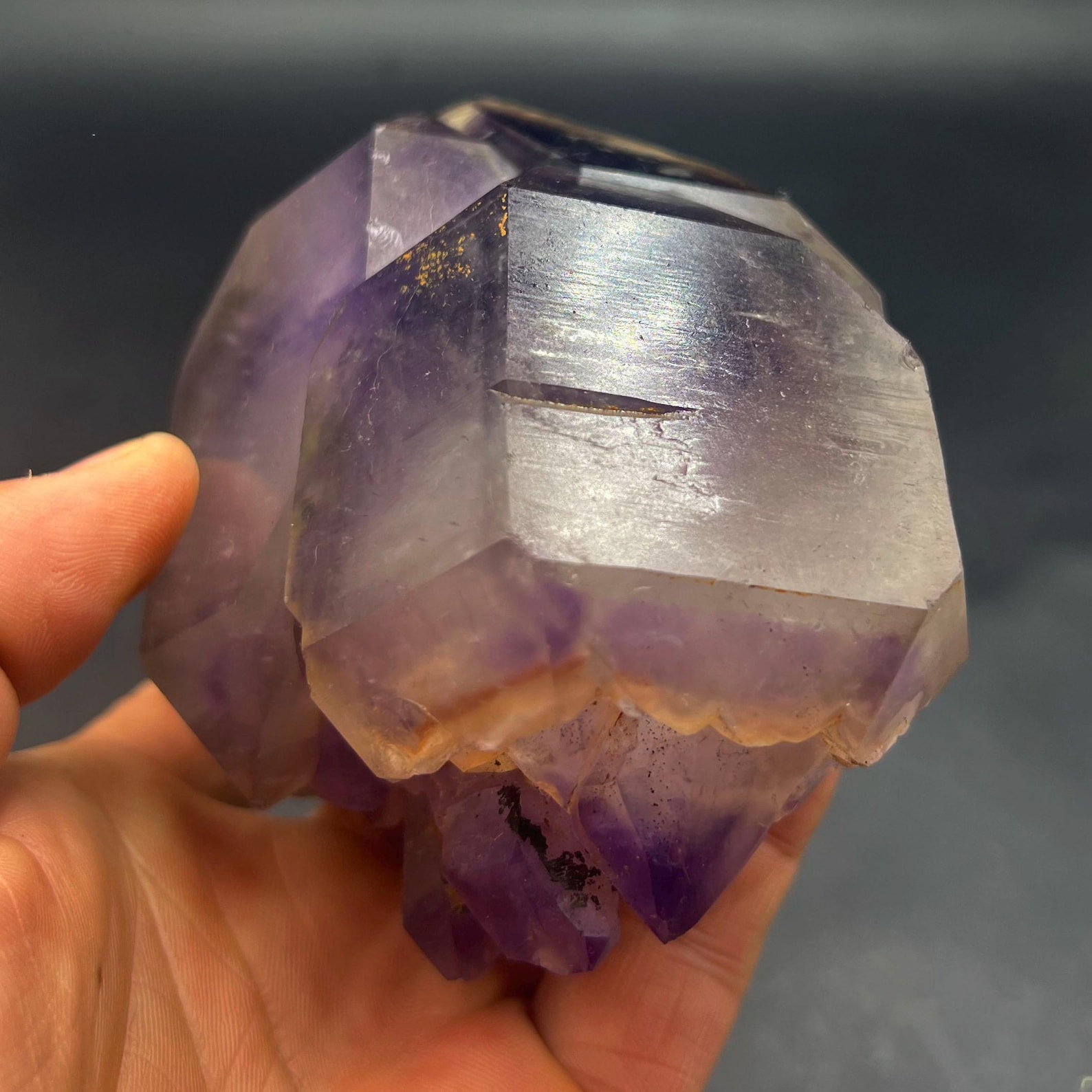 Crystal Natural Amethyst Skeleton Raw Stone Specimen #A2305 - Etsy