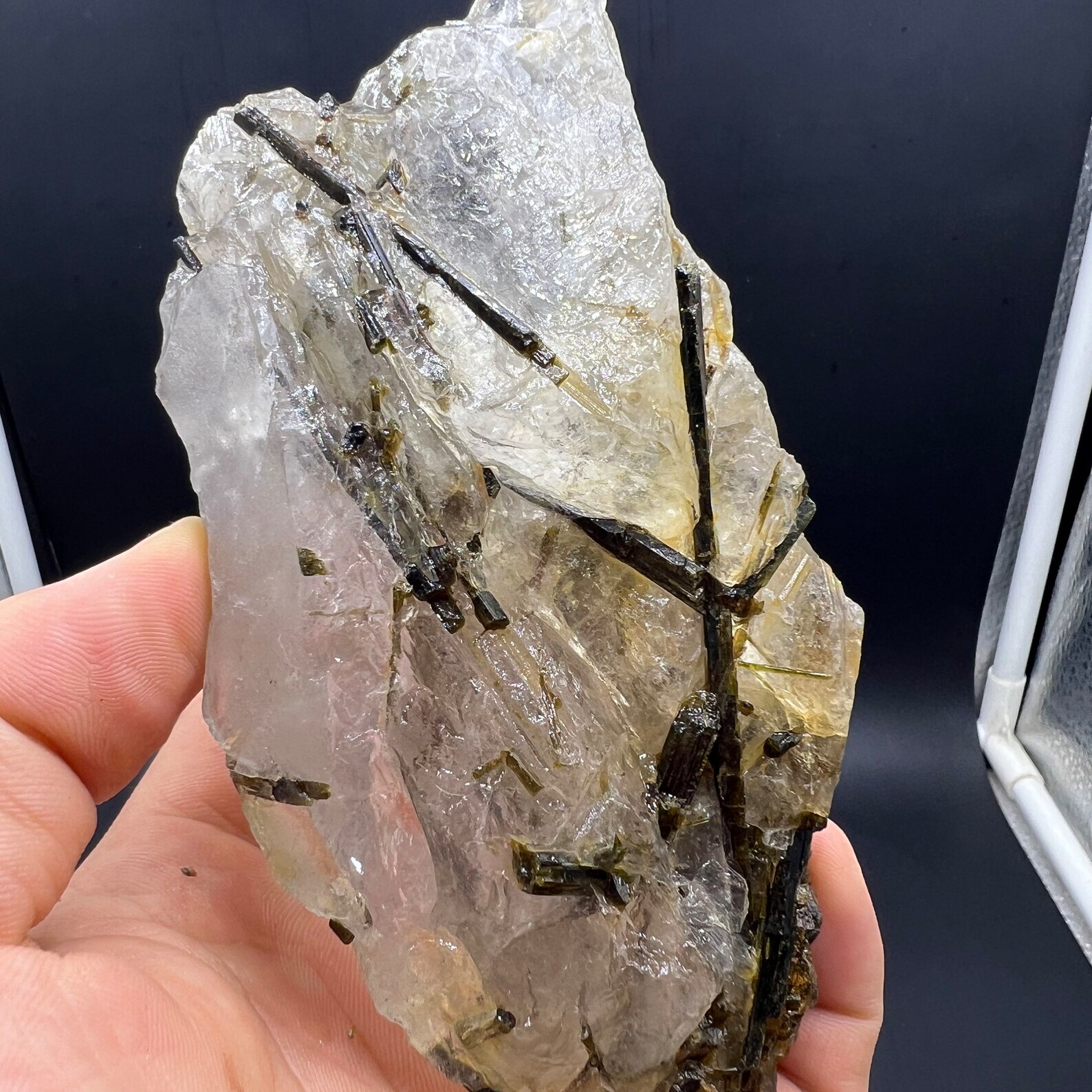 CRYSTAL Natural Verdelite Mineral Specimen/ Green Tourmaline #A2197 - Etsy