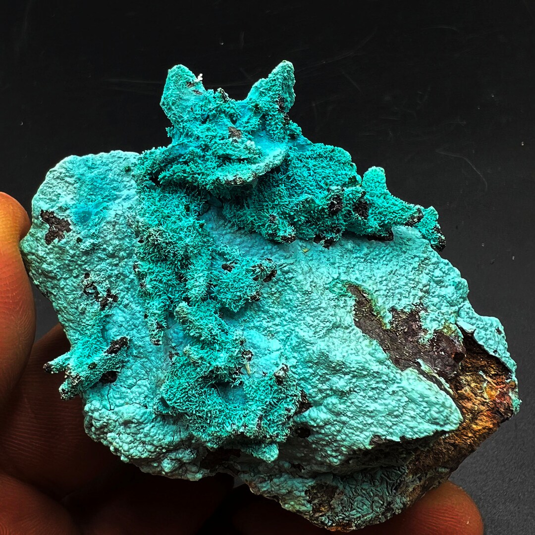 Shattuckite Natural Blue Specimen Blue Shattuckite Crystal Mineral ...
