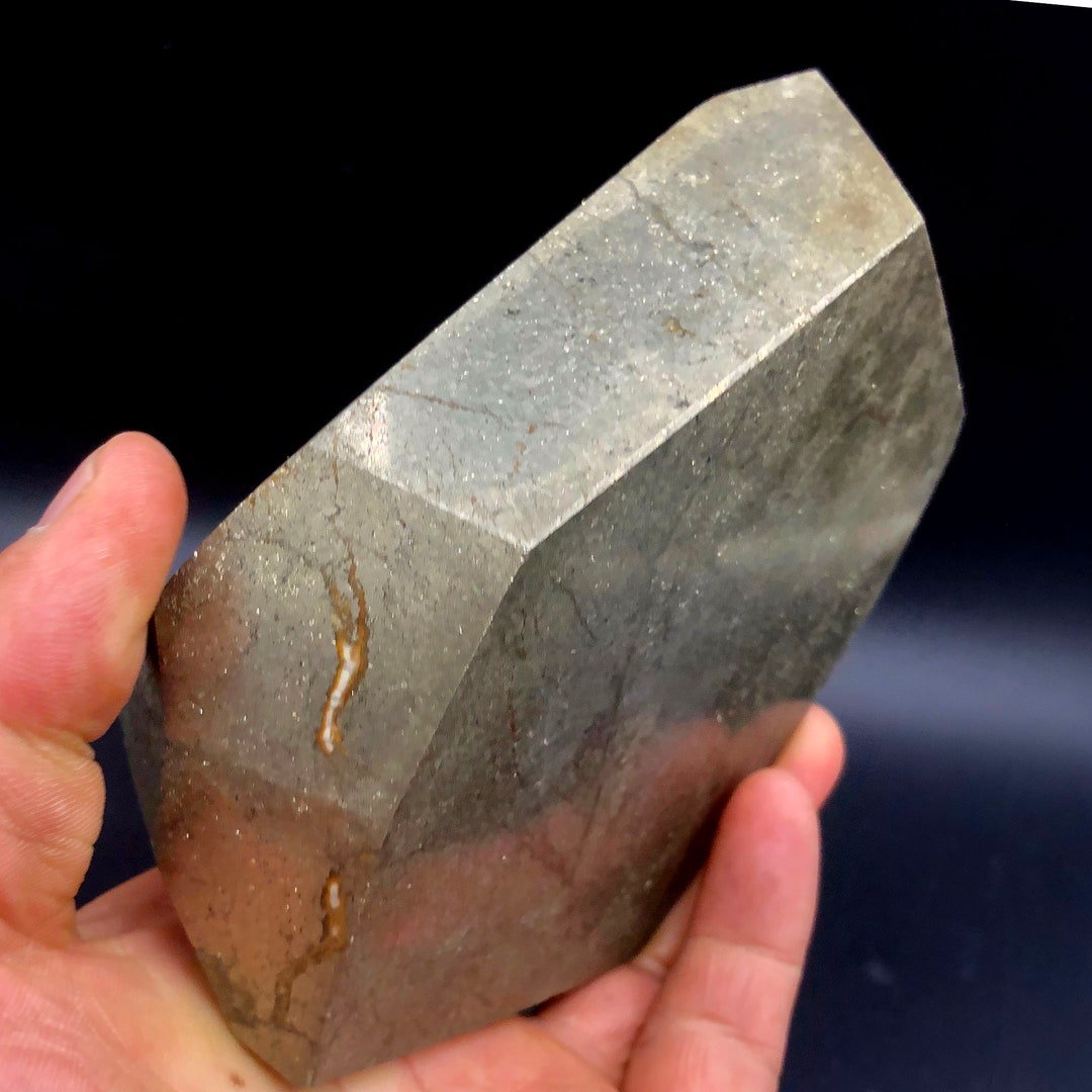 CRYSTAL RARE Natural Pyrite ,big Pyrite Malachite Specimens #Q613 - Etsy