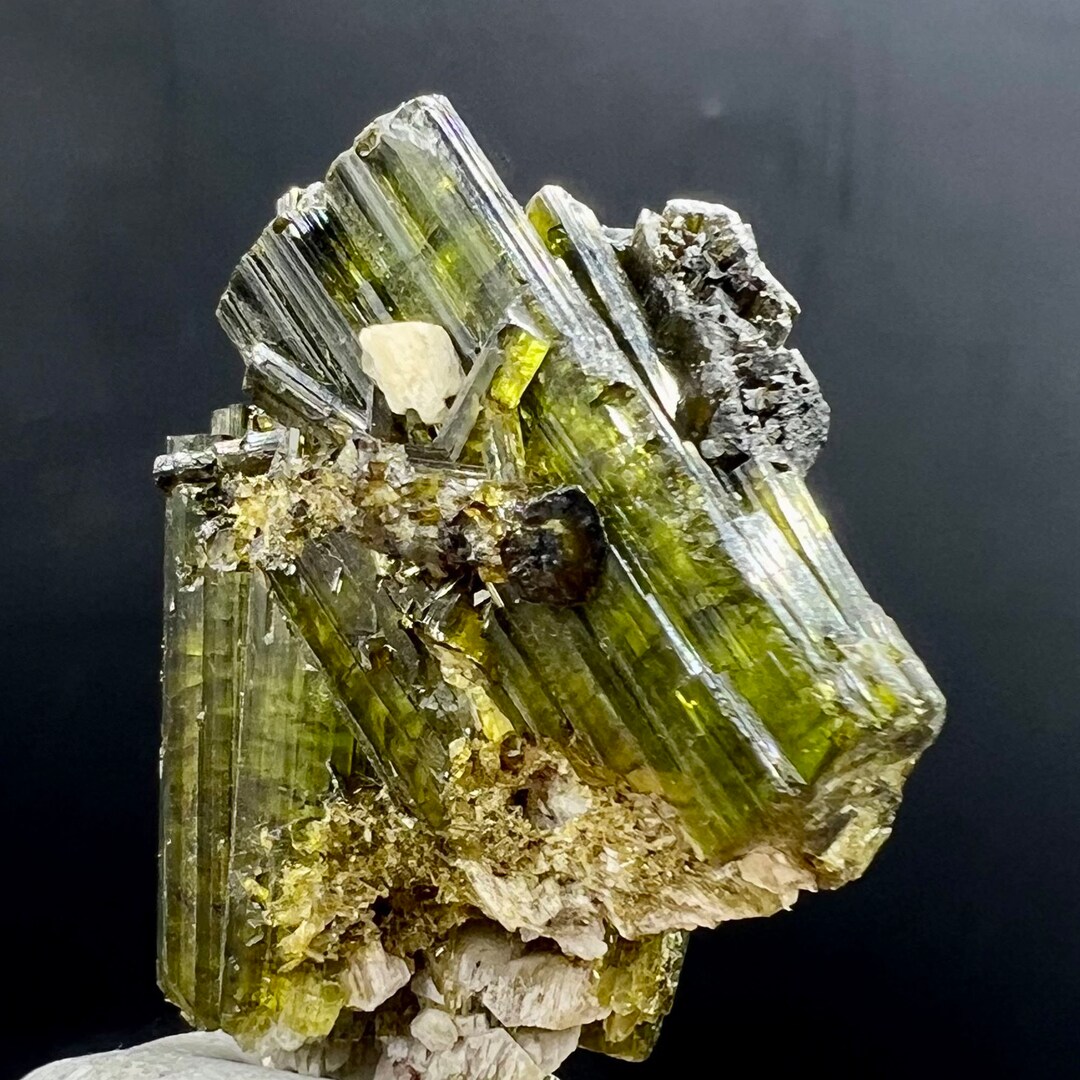 CRYSTAL Natural Verdelite Mineral Specimen/high Quality Tourmaline/big ...
