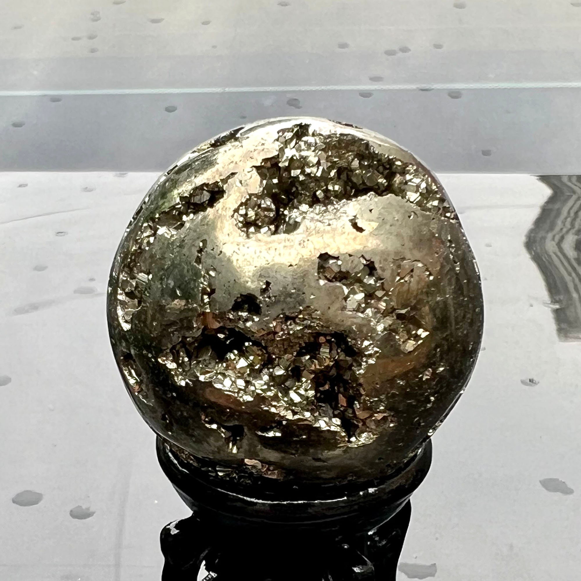Rare Natural Pyrite Ball ,outstanding Pyrite Sphere Specimen From Peru ...