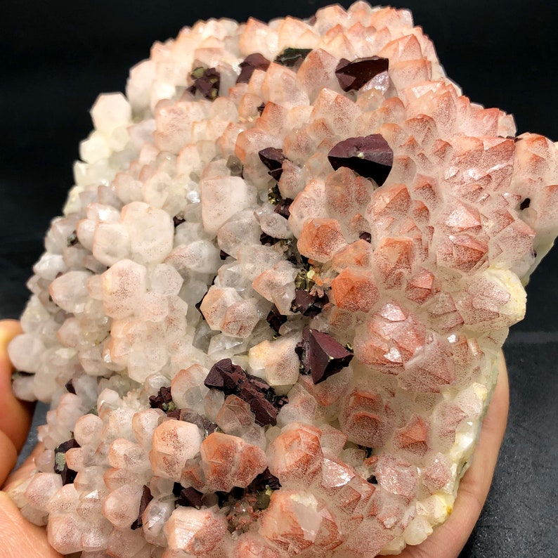 Rare Natural Red Crystal Chalcopyrite Mineral - Etsy