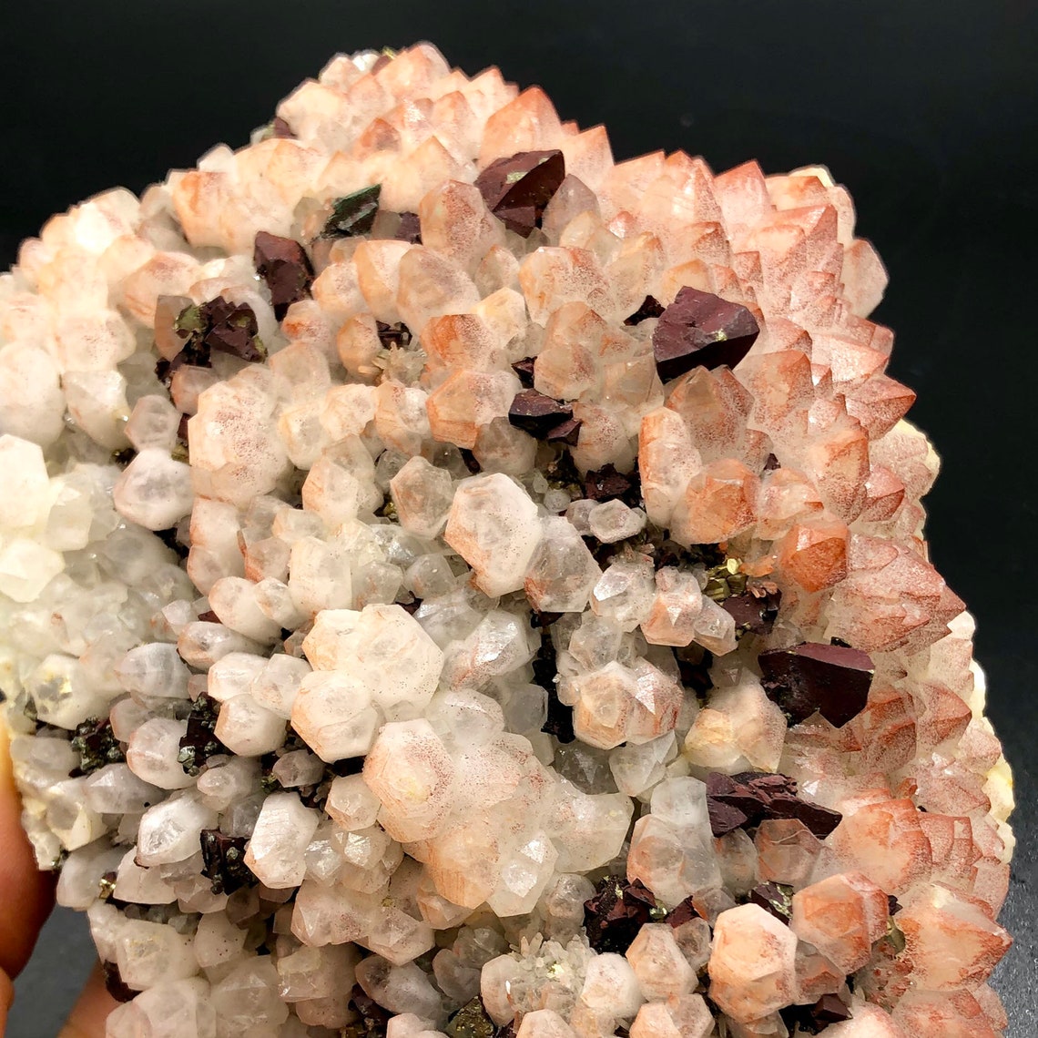 Rare Natural Red Crystal Chalcopyrite Mineral - Etsy