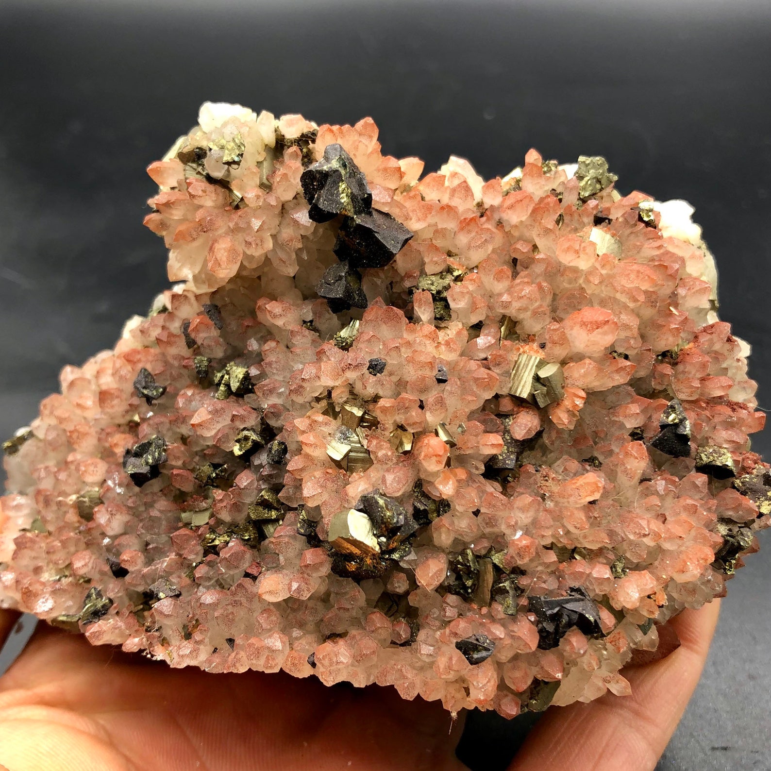 Rare Natural Red Crystal Chalcopyrite Mineral | Etsy