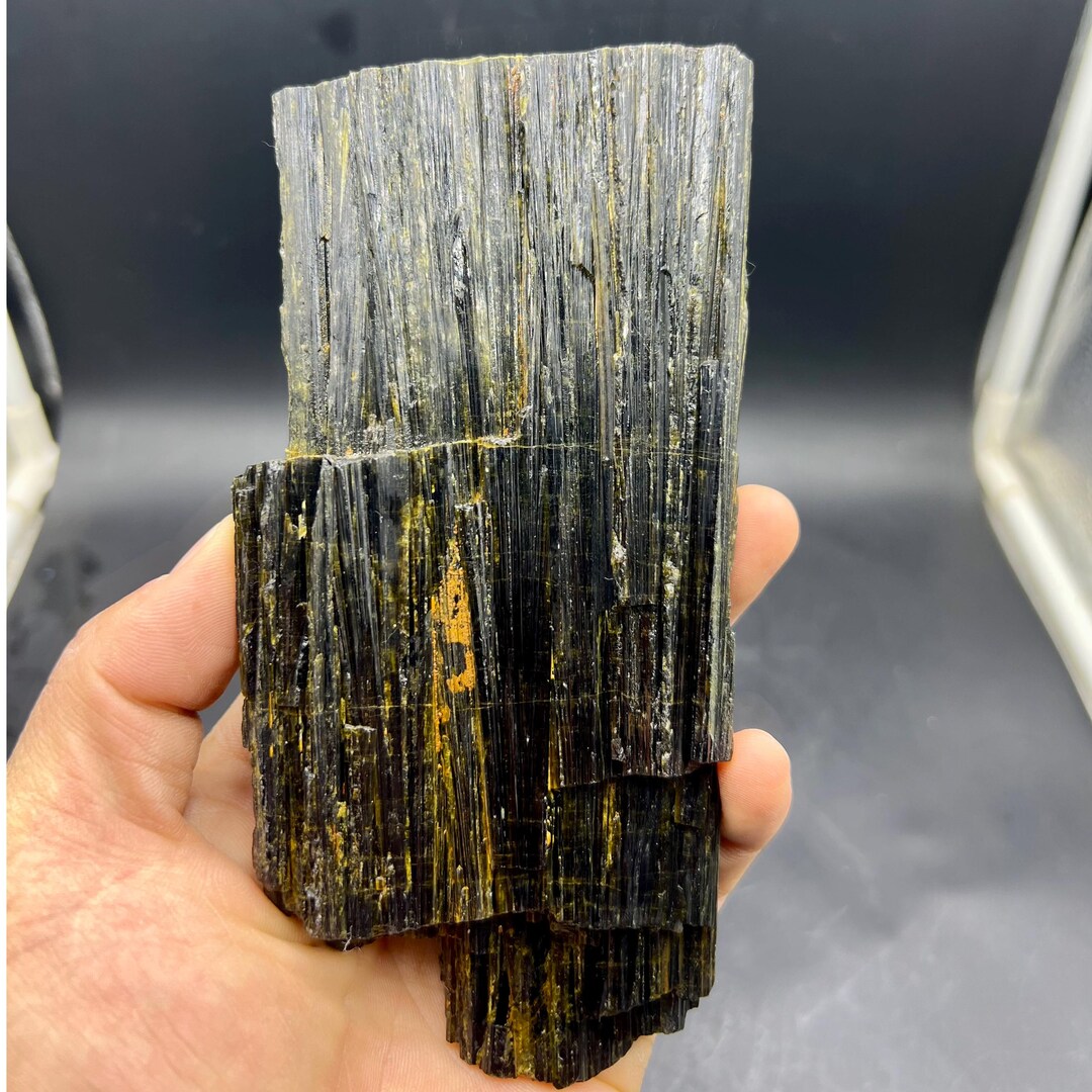 Rare Verdelite /natural "green Tourmaline"crystal Mineral Specimen # ...