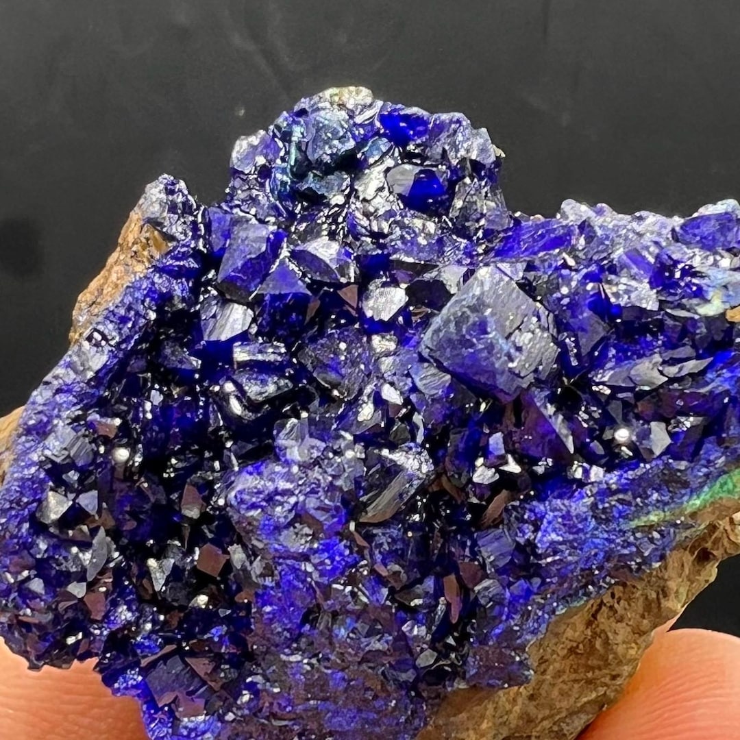 Raw Azurite Crystal , Natural Blue Azurite Mineral, Home Decor Stone ...