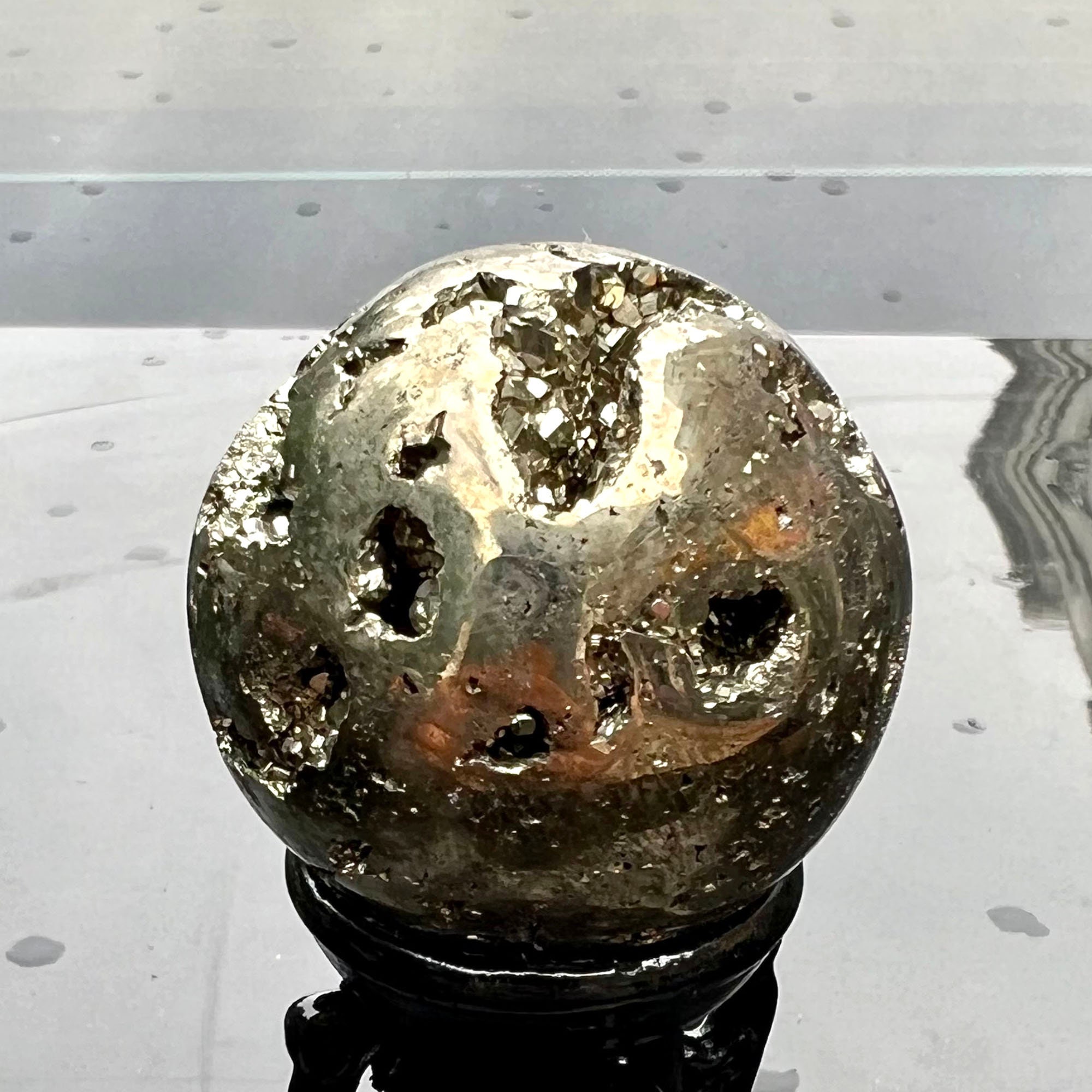 Rare Natural Pyrite Ball ,outstanding Pyrite Sphere Specimen From Peru ...