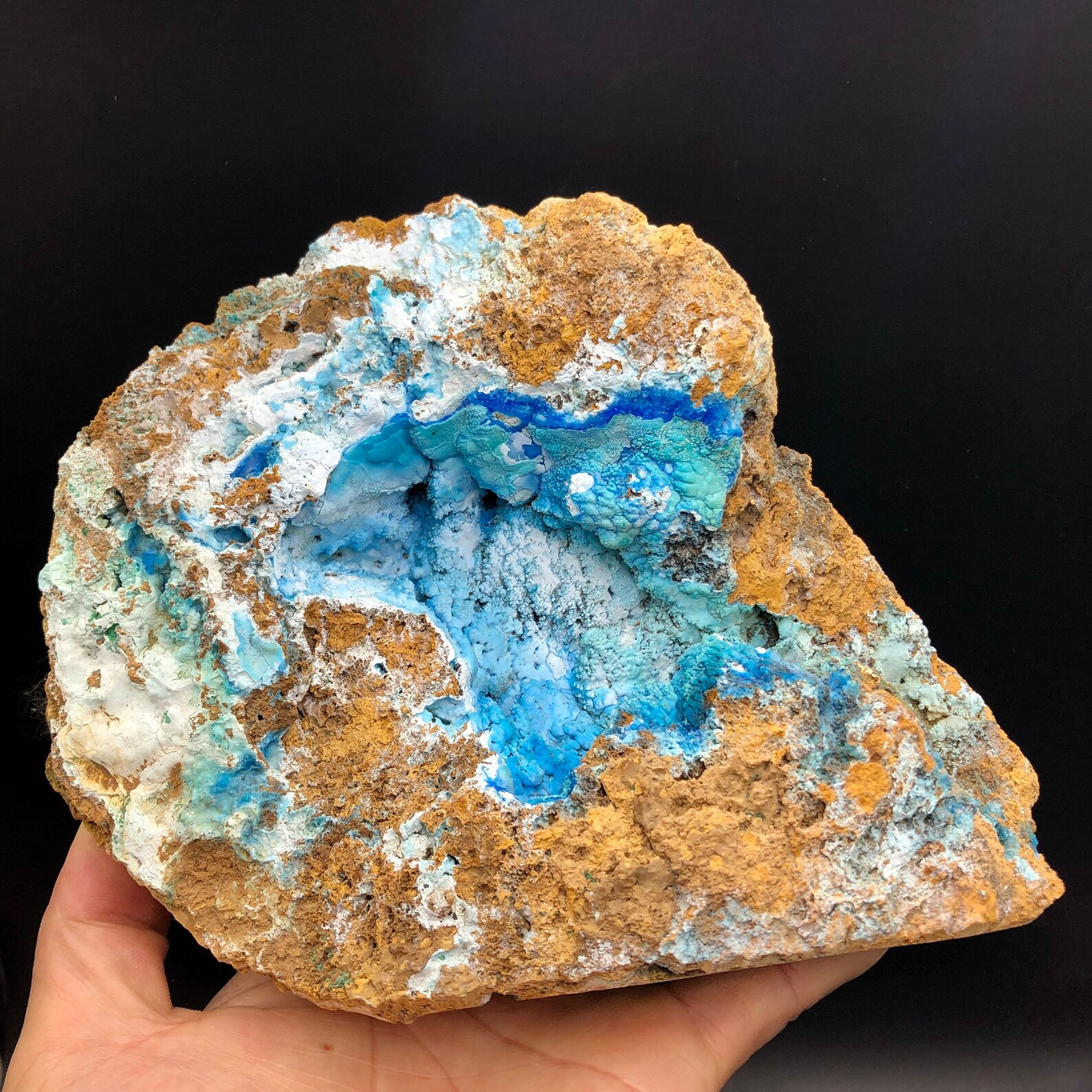 Crystal HEMIMORPHITE /Natural Dark blue hemimorphite Mineral | Etsy