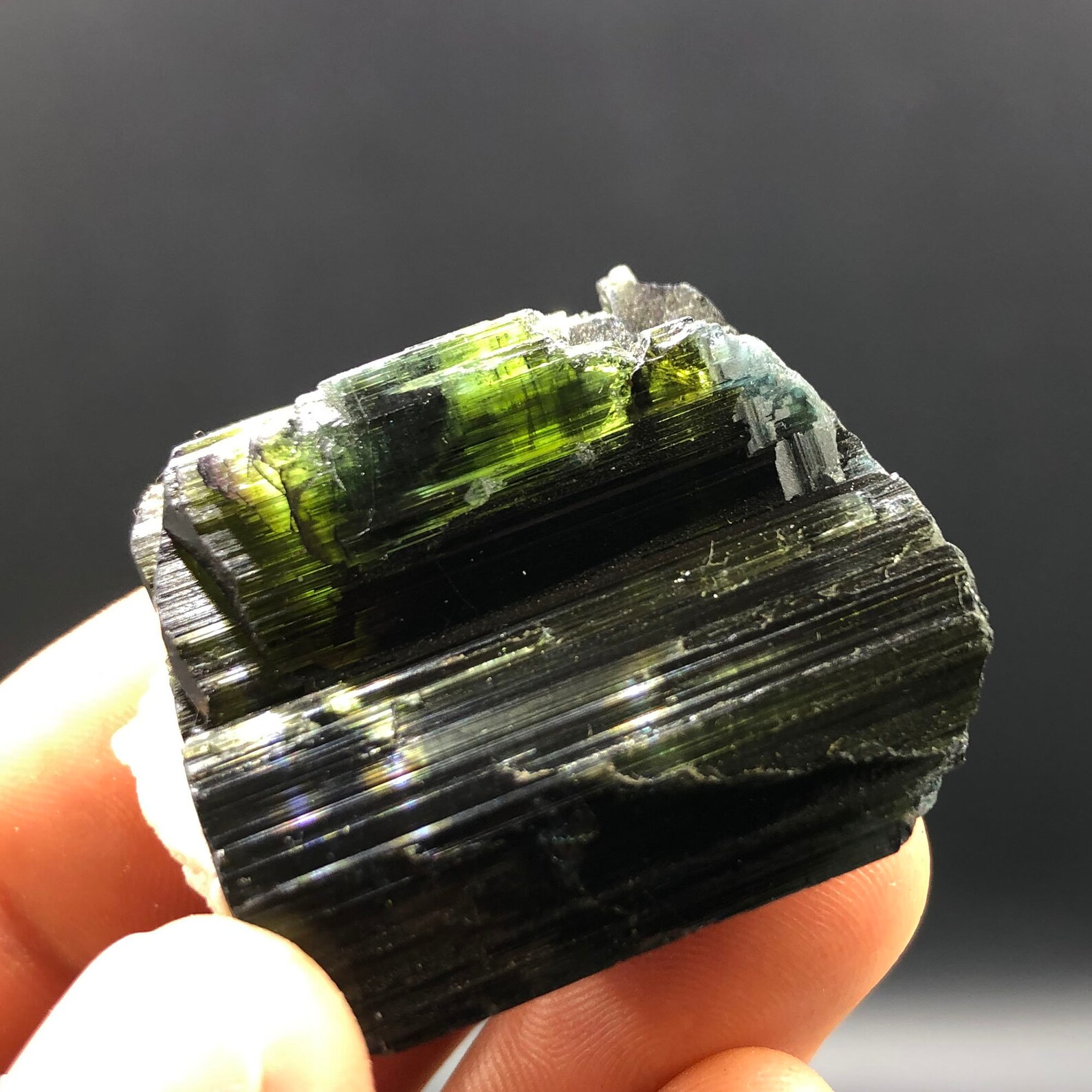 Natural Verdelite Tourmaline Crystal Specimen (40mm) - Etsy