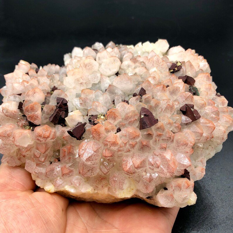 Rare Natural Red Crystal Chalcopyrite Mineral - Etsy