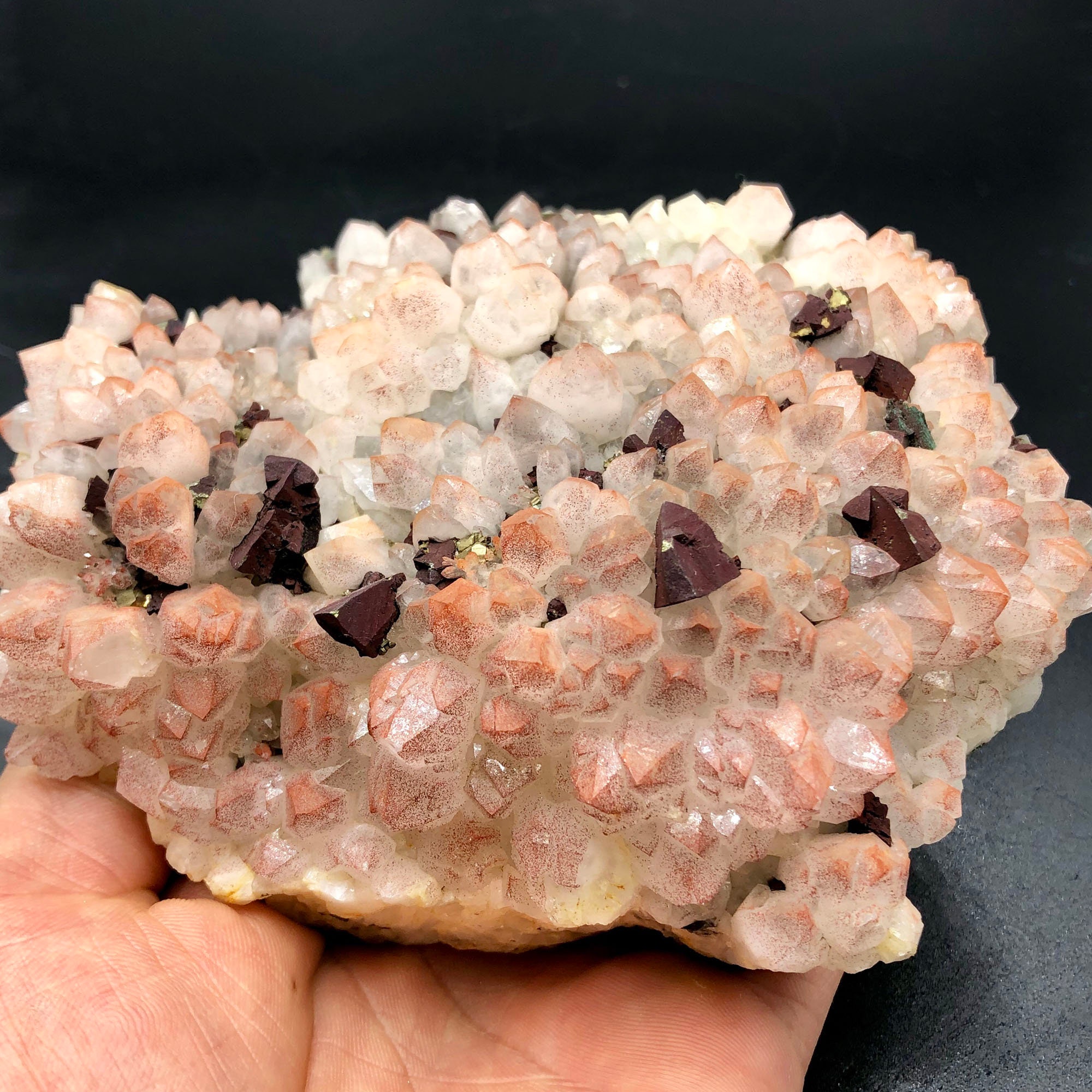 Rare Natural Red Crystal Chalcopyrite Mineral - Etsy