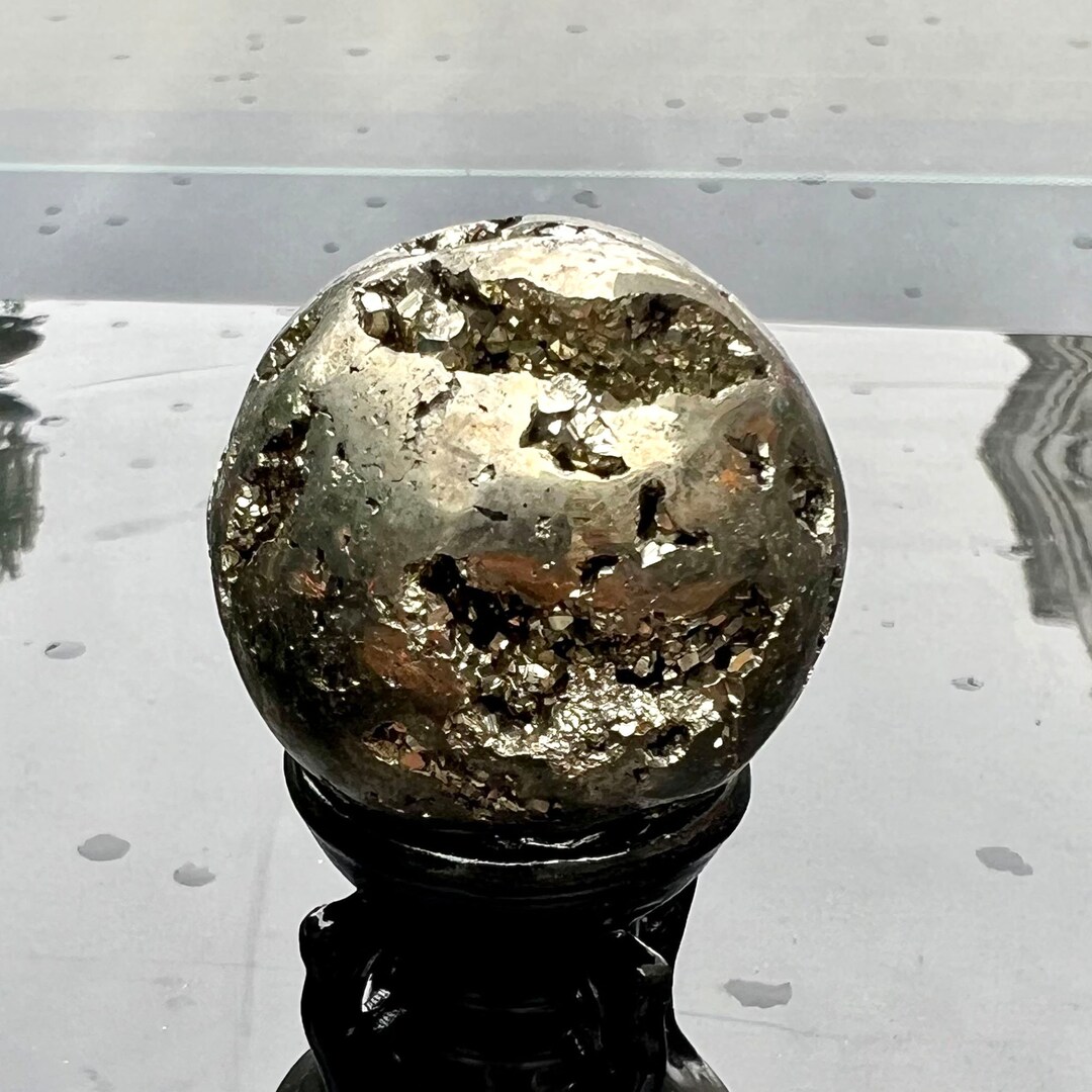 Rare Natural Pyrite Ball ,outstanding Pyrite Sphere Specimen From Peru ...