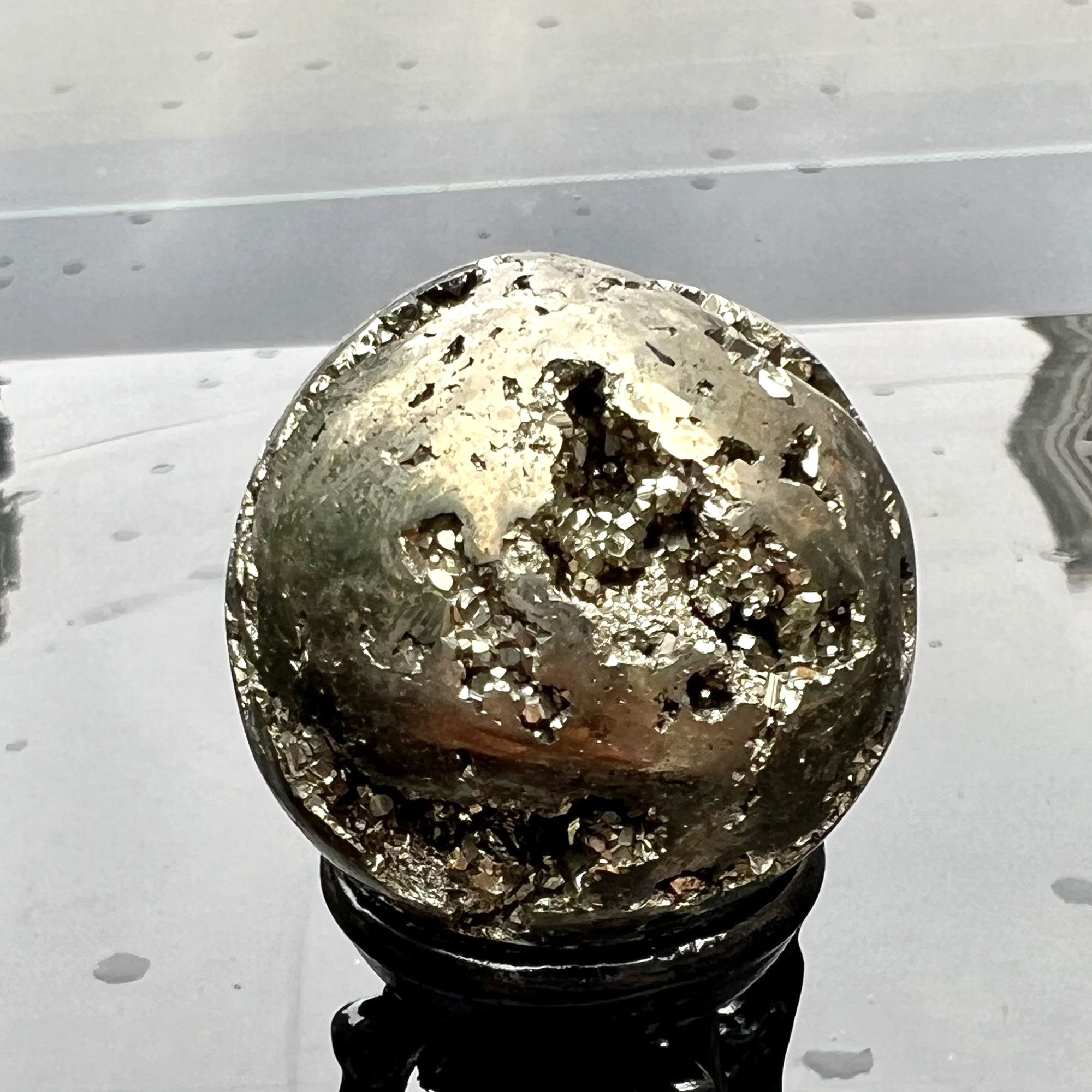 Rare Natural Pyrite Ball ,outstanding Pyrite Sphere Specimen From Peru ...