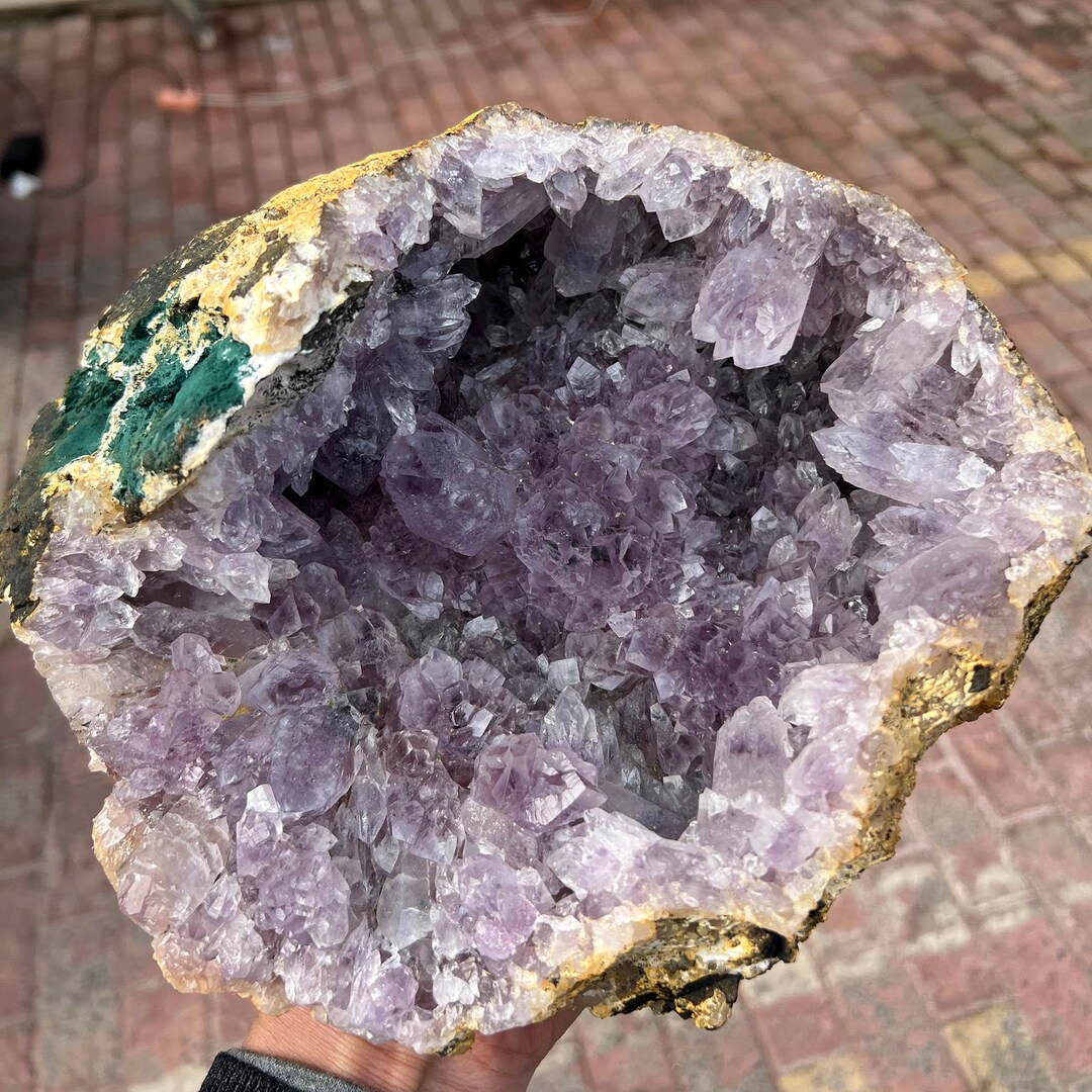 4.6kg Big Amethyst Crystal Original Mineral Specimen ，amethyst ...