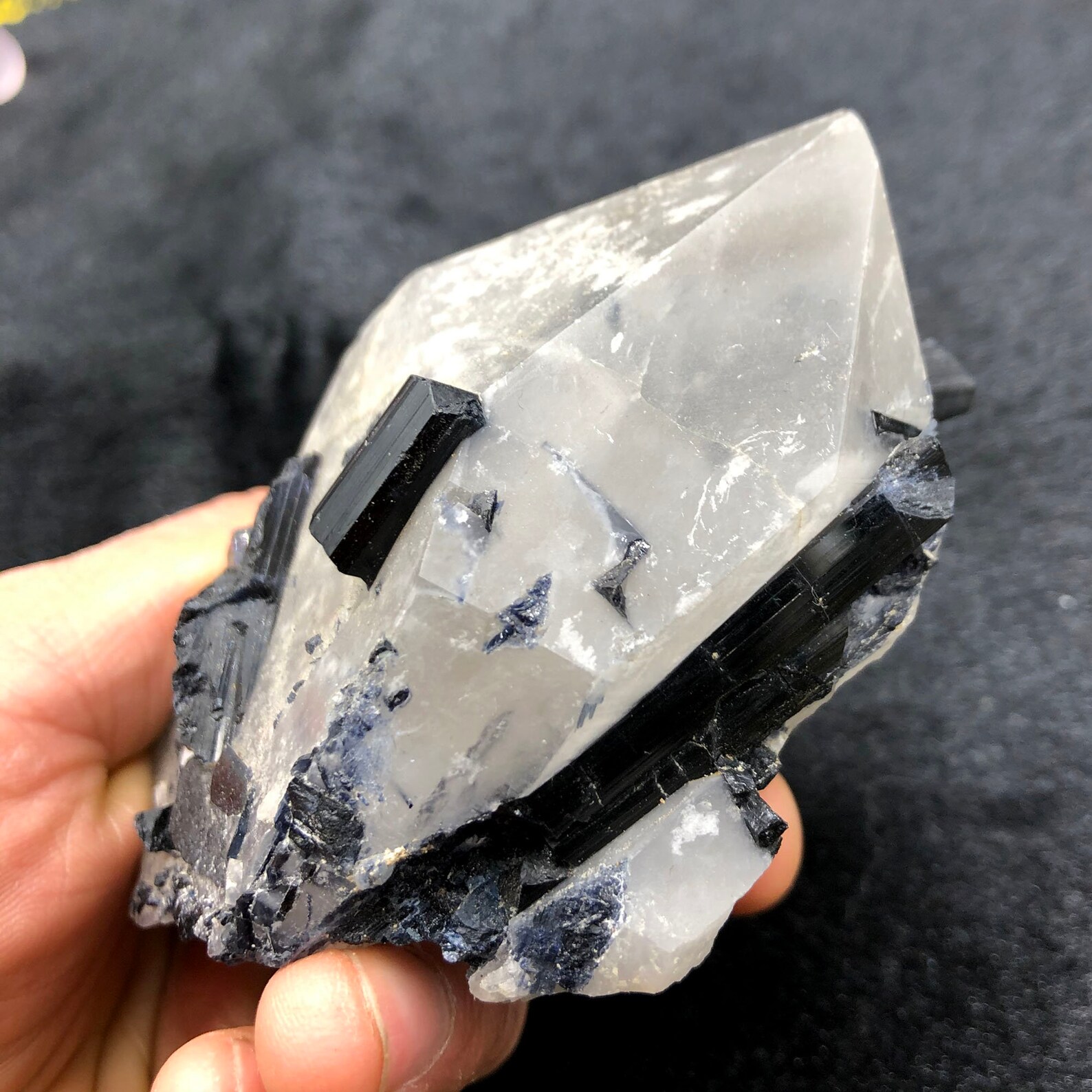 Crystal Natural Blue Crystal Mineral Specimentourmaline Rare - Etsy