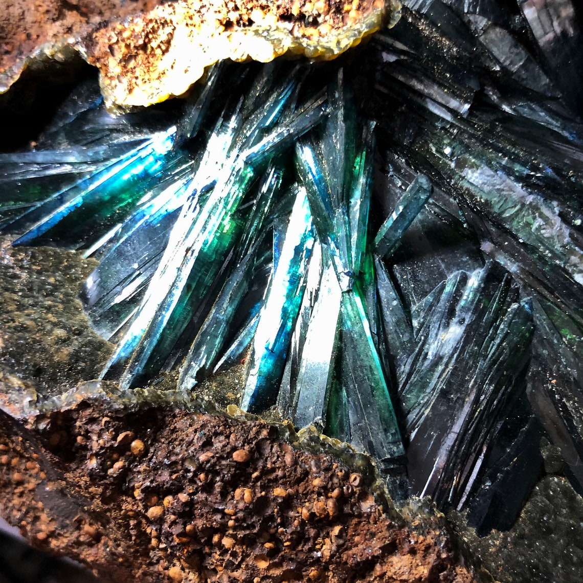 CRYSTAL Natural Complete Vivianite Mineral Specimen # A1621 - Etsy
