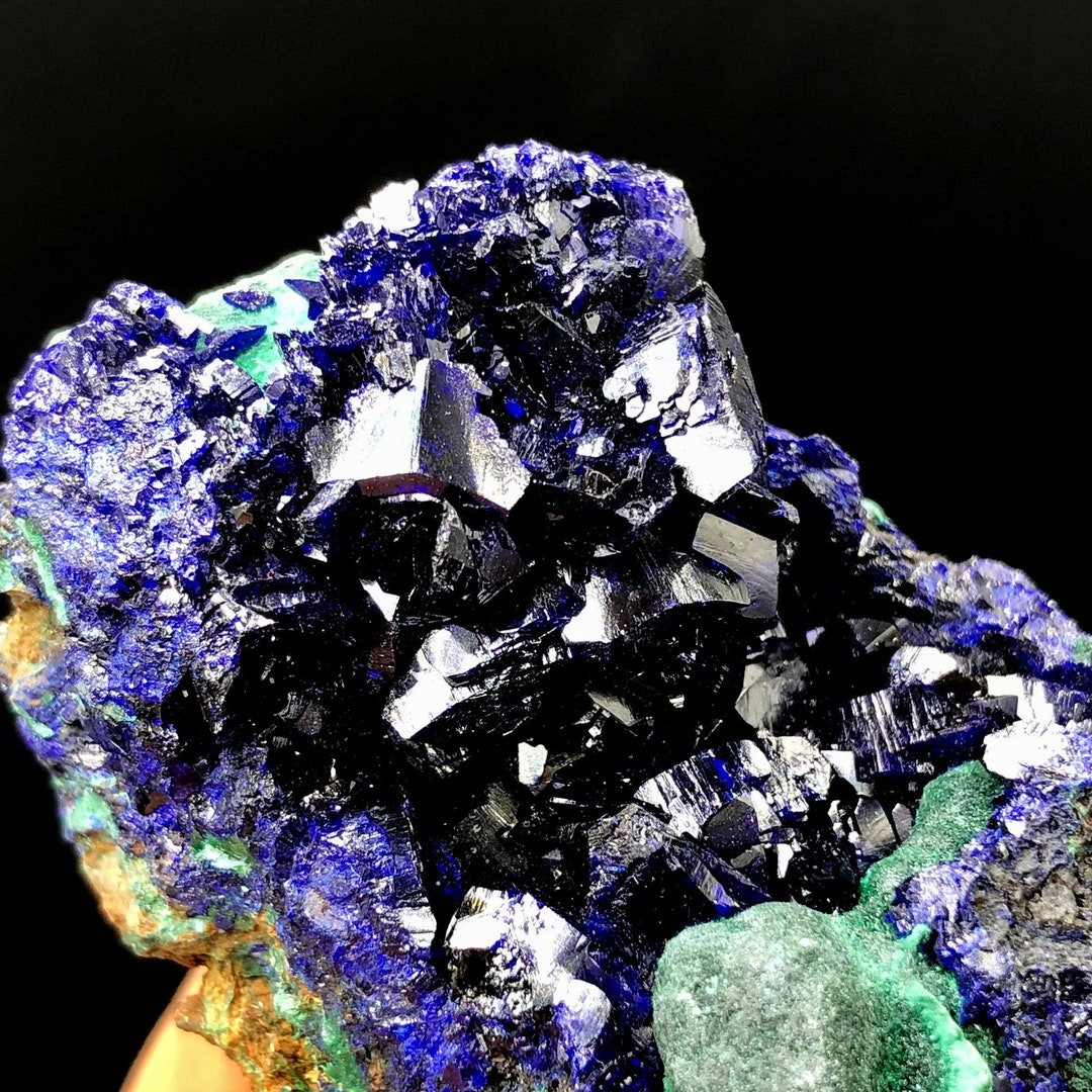 Crystal Azurite, Natural Blue Azurite Crystal , Sparkly Azurite Mineral ...
