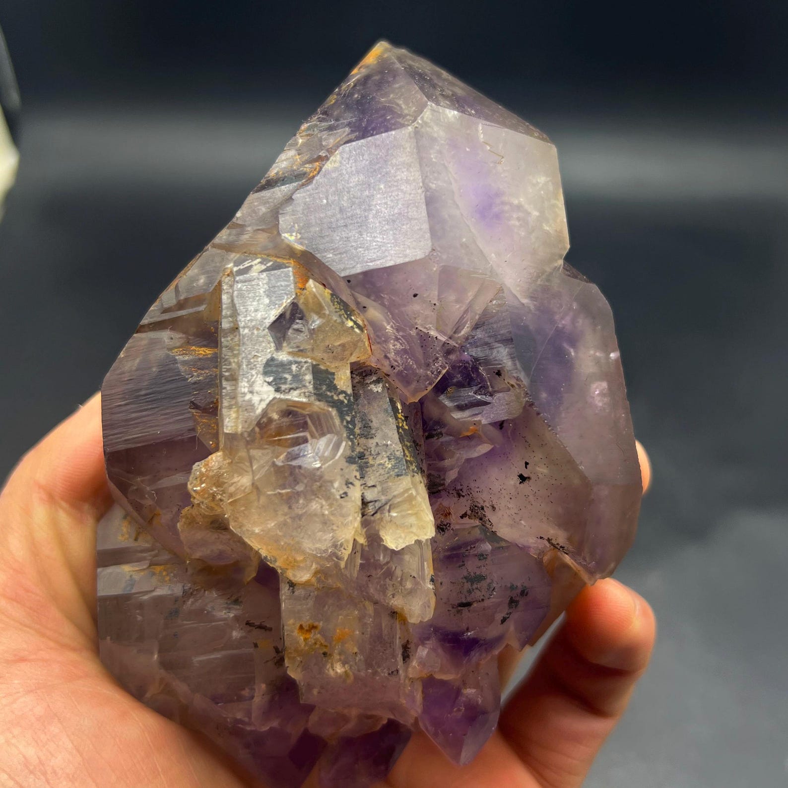 Crystal Natural Amethyst Skeleton Raw Stone Specimen #A2305 - Etsy