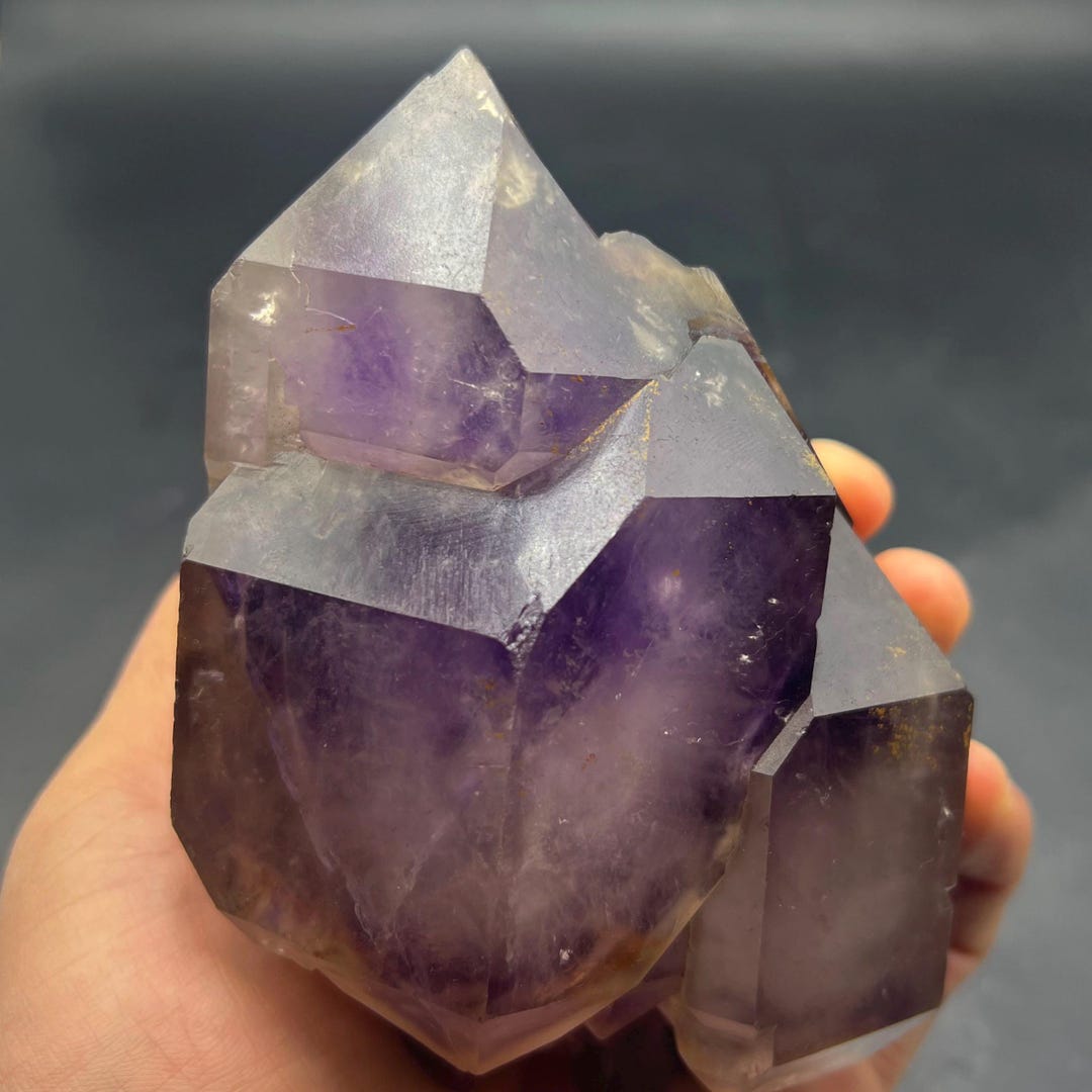 Crystal Natural Amethyst Skeleton Raw Stone Specimen #A2305 - Etsy
