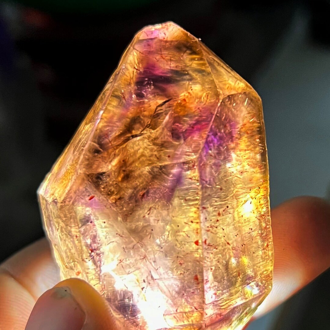 Super Seven Crystal Very Rare Perfectly Formed Scepter Quartz Raw Stone ...