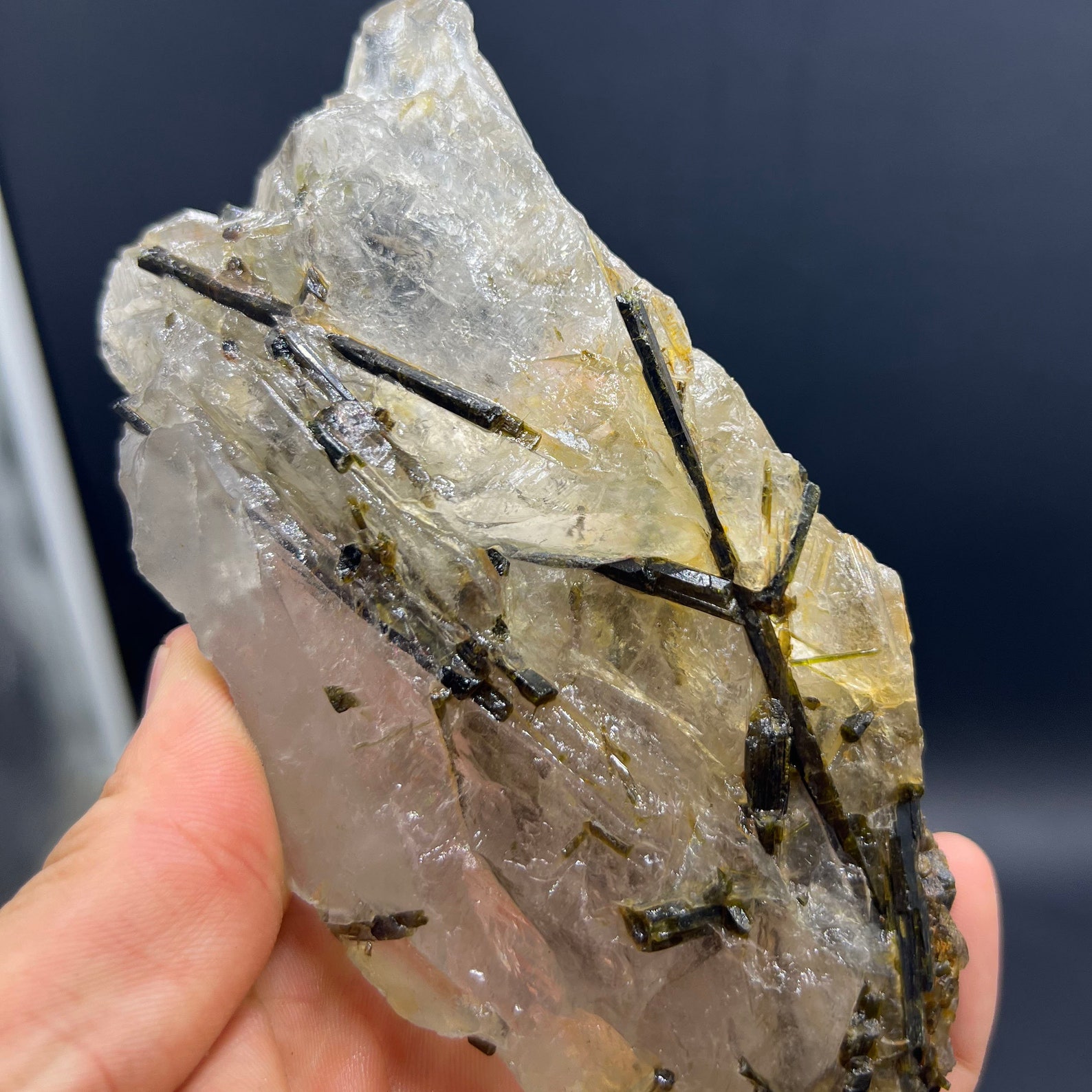 CRYSTAL Natural Verdelite Mineral Specimen/ Green Tourmaline #A2197 - Etsy