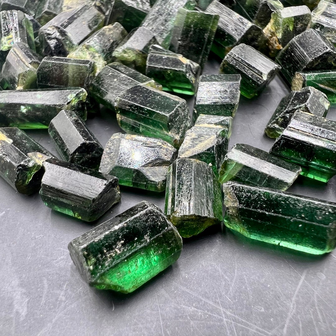 Verdelite CRYSTAL Natural Green Tourmaline Raw Stone Specimen #A2032 - Etsy