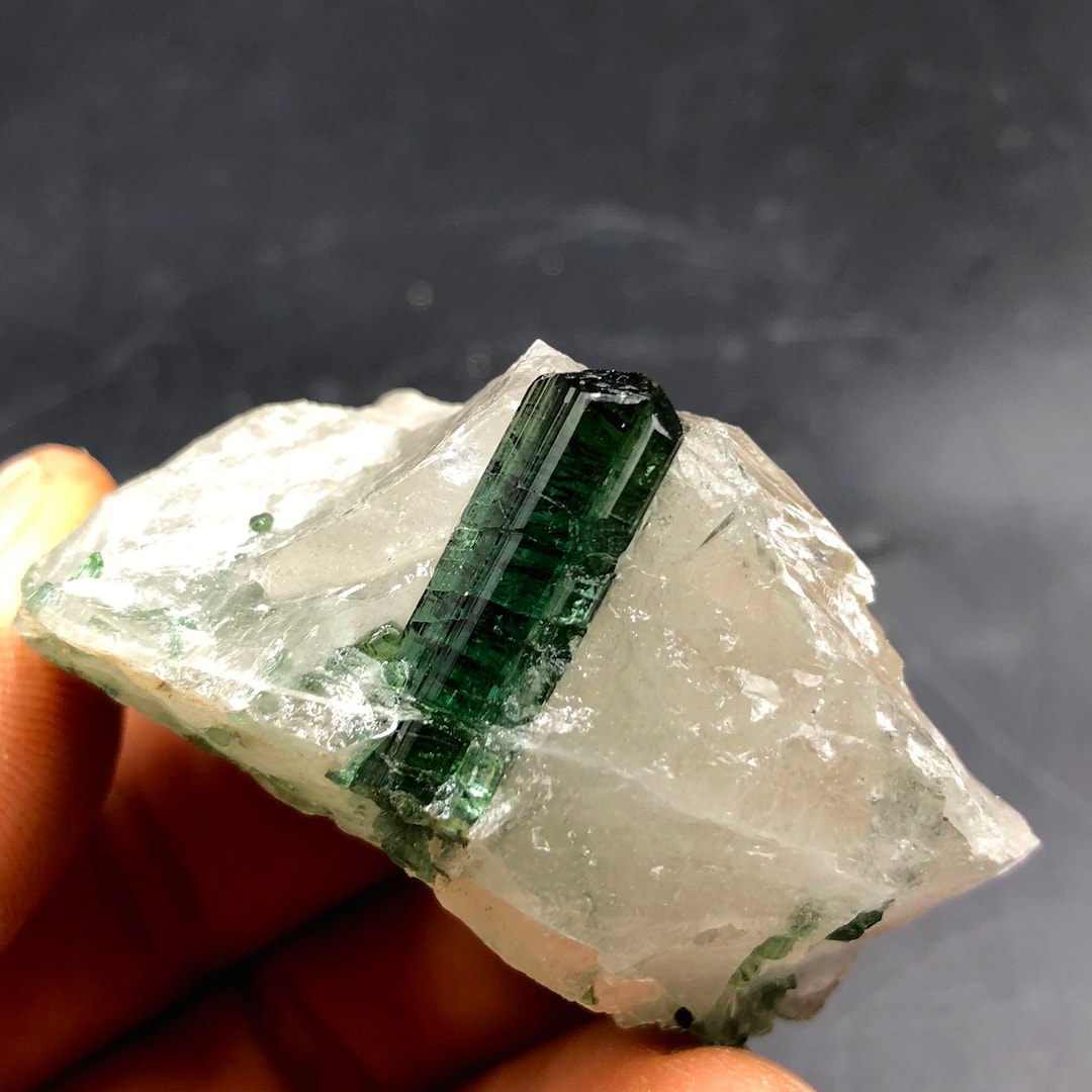 Rare Verdelite /natural "green Tourmaline"crystal Cluster Mineral ...