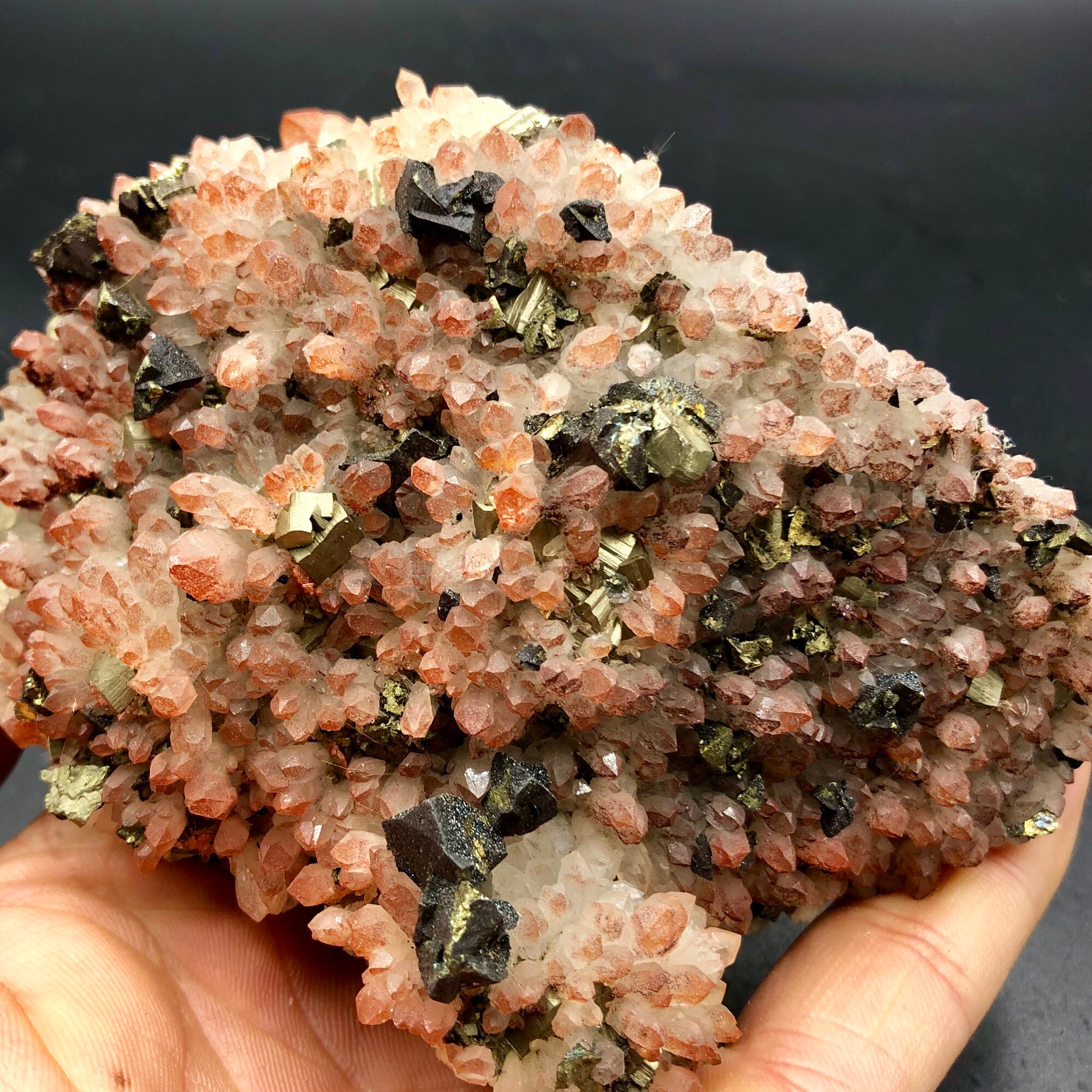 Rare Natural Red Crystal Chalcopyrite Mineral | Etsy