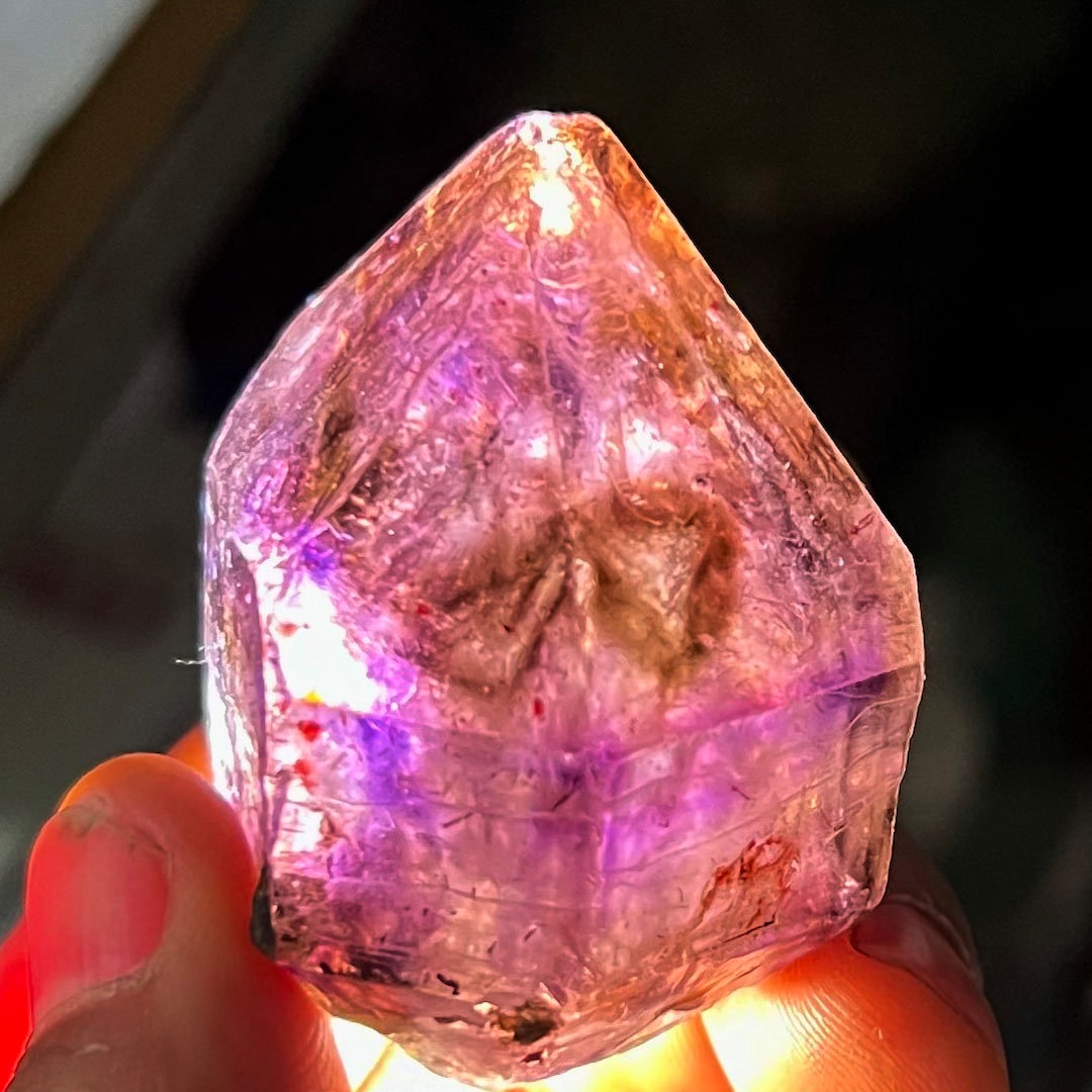 Super Seven Crystal Very Rare Perfectly Formed Scepter Quartz Raw Stone ...