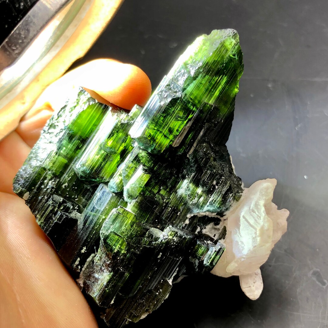 CRYSTAL Natural Verdelite Mineral Specimen/high Quality Tourmaline/big ...
