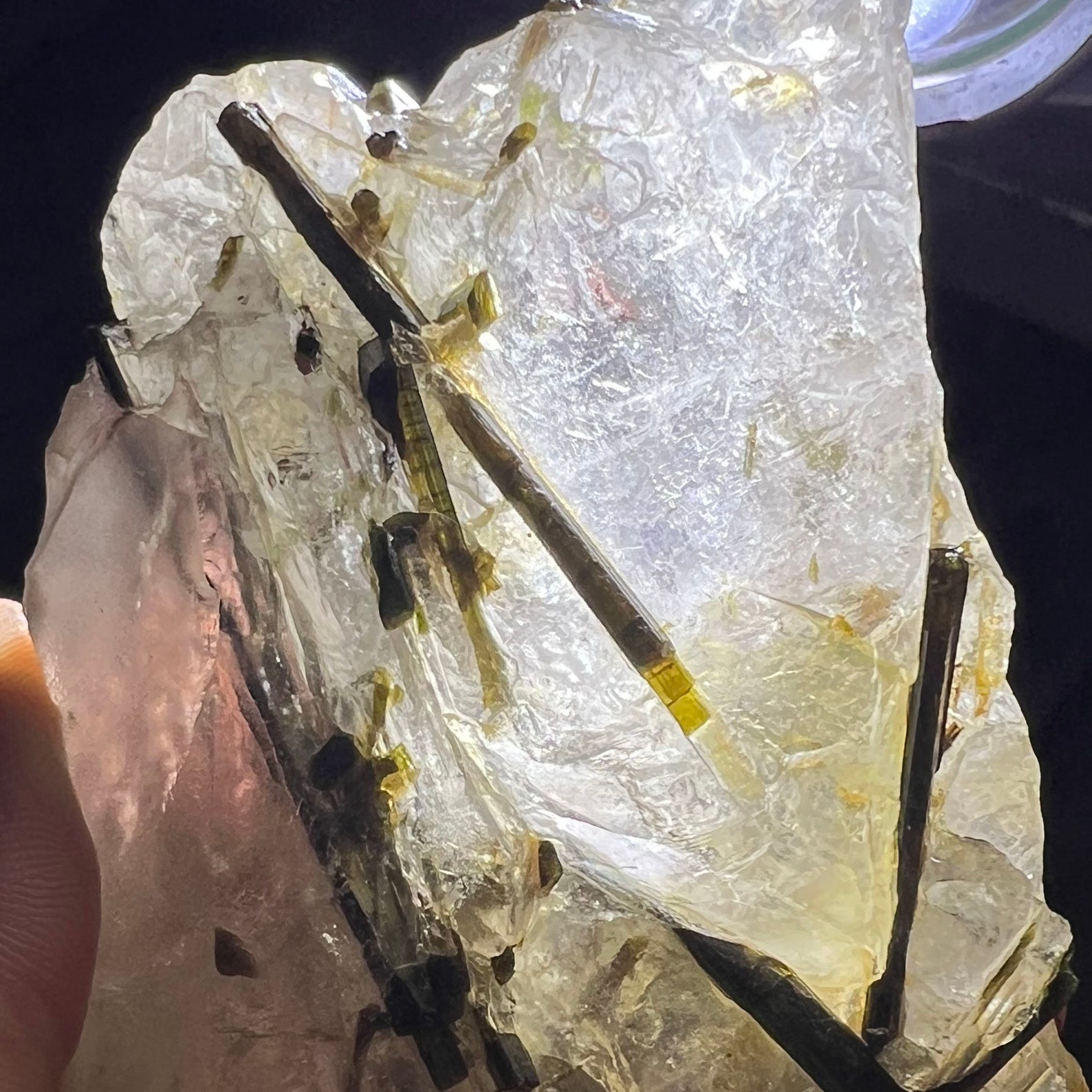 CRYSTAL Natural Verdelite Mineral Specimen/ Green Tourmaline #A2197 - Etsy