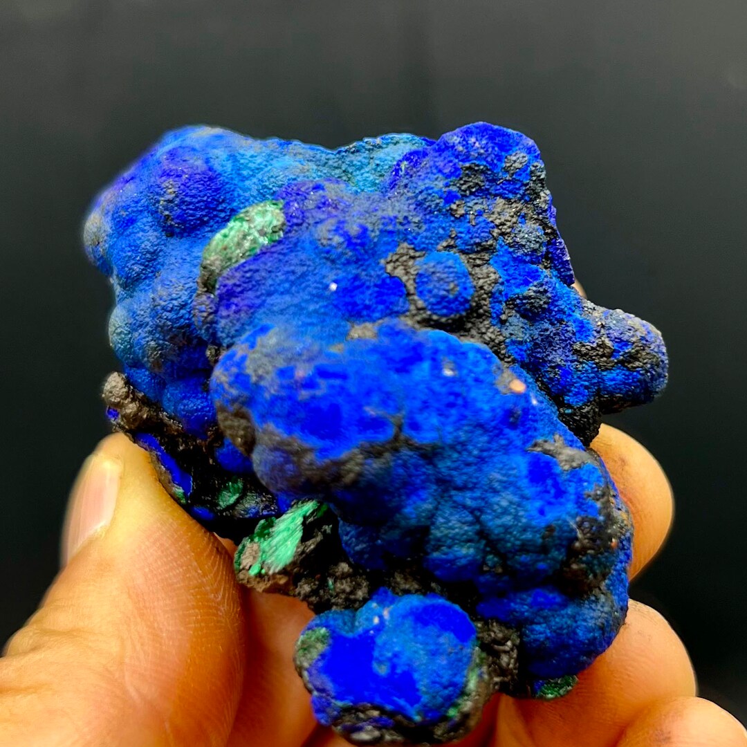 Very Beautiful Azurite Crystal ,natural Blue Azurite Green Malachite ...