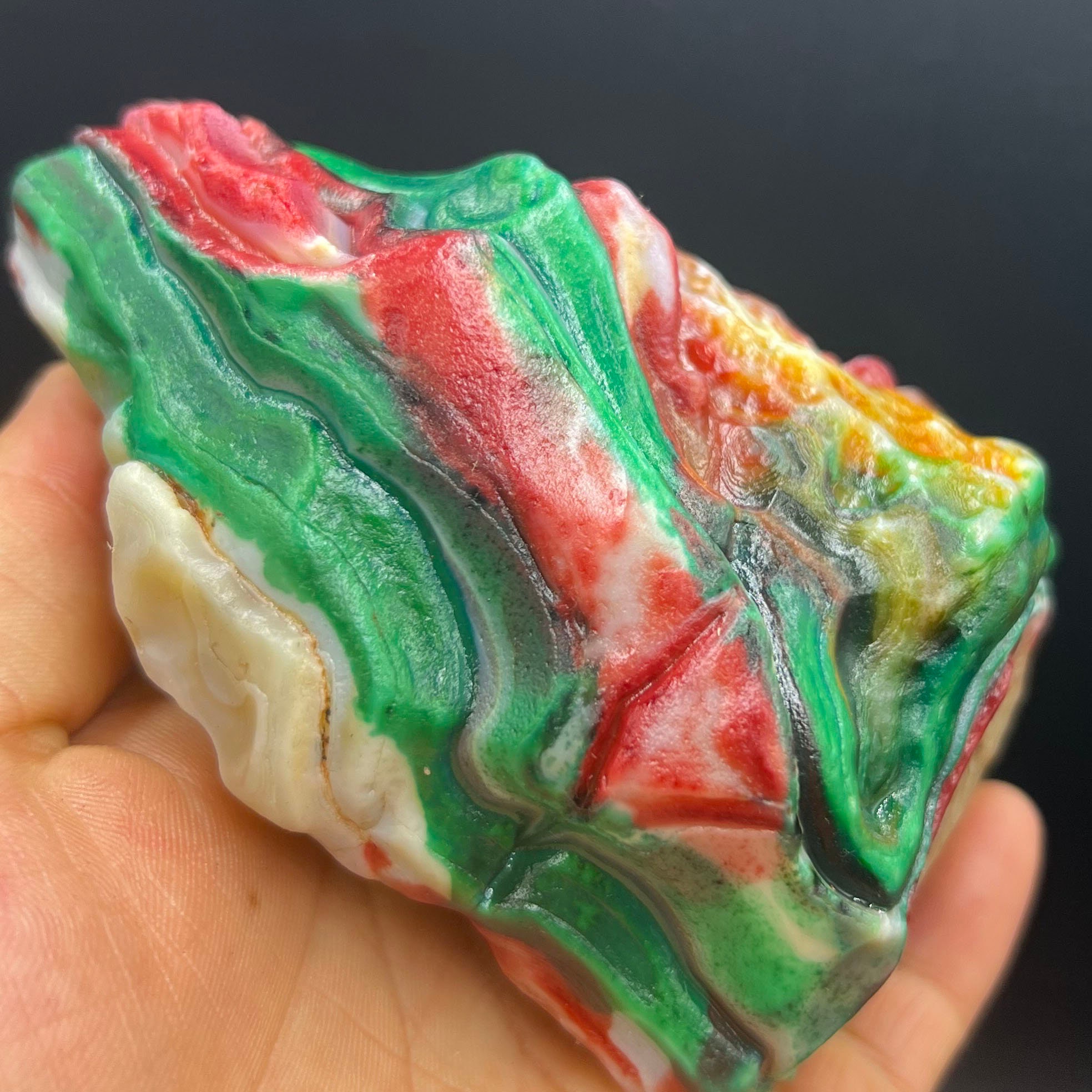 Natural Showy Colors Agate Rough Stone Specimen - Etsy